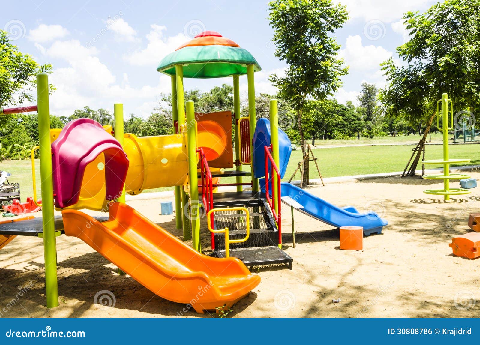 Colorful Playground stock photo. Image of equipment, exercise - 30808786