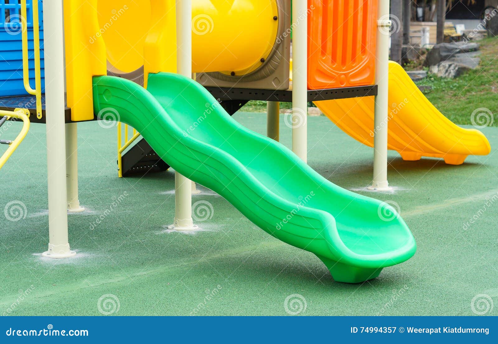 Colorful Playground stock image. Image of happy, park - 74994357