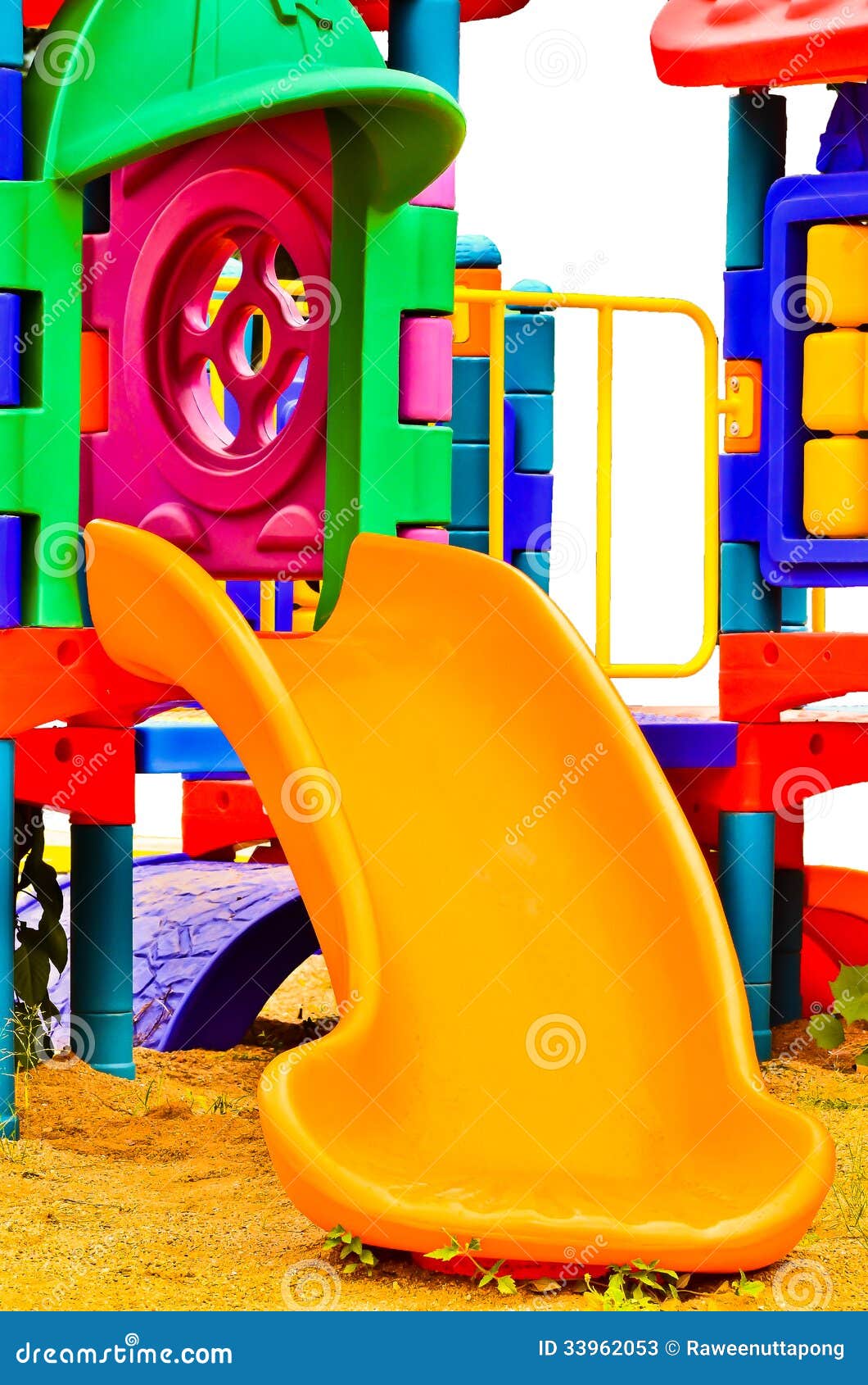 Colorful playground stock image. Image of playground - 33962053