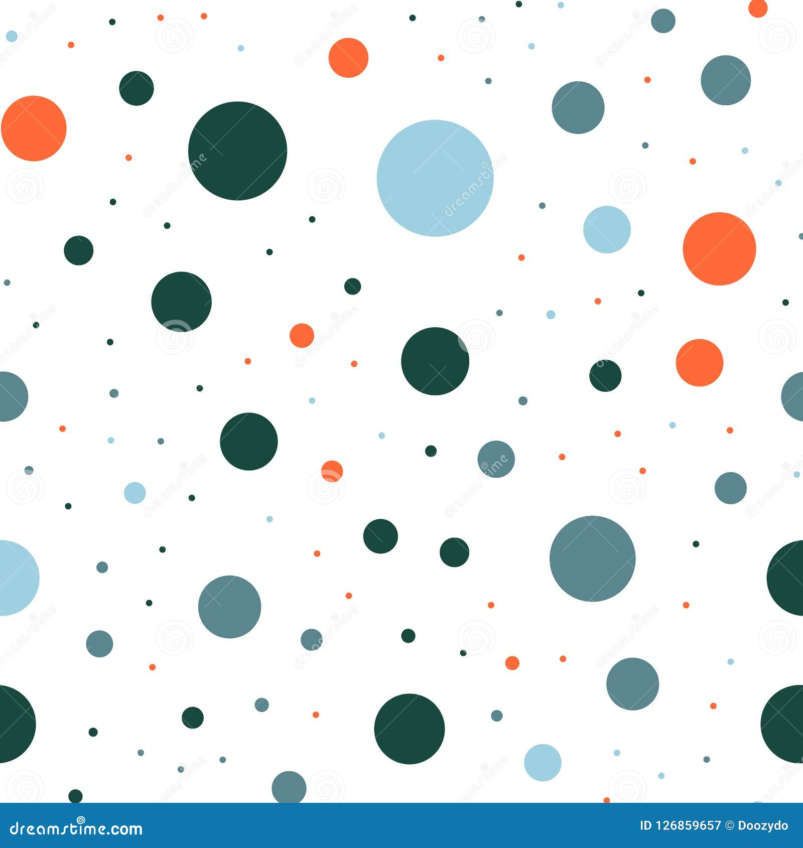 Colorful Polka Dots Seamless Pattern on Black 26 Stock Illustration ... Colorful Polka Dots Seamless Pattern on Black 26 Stock Illustration ...