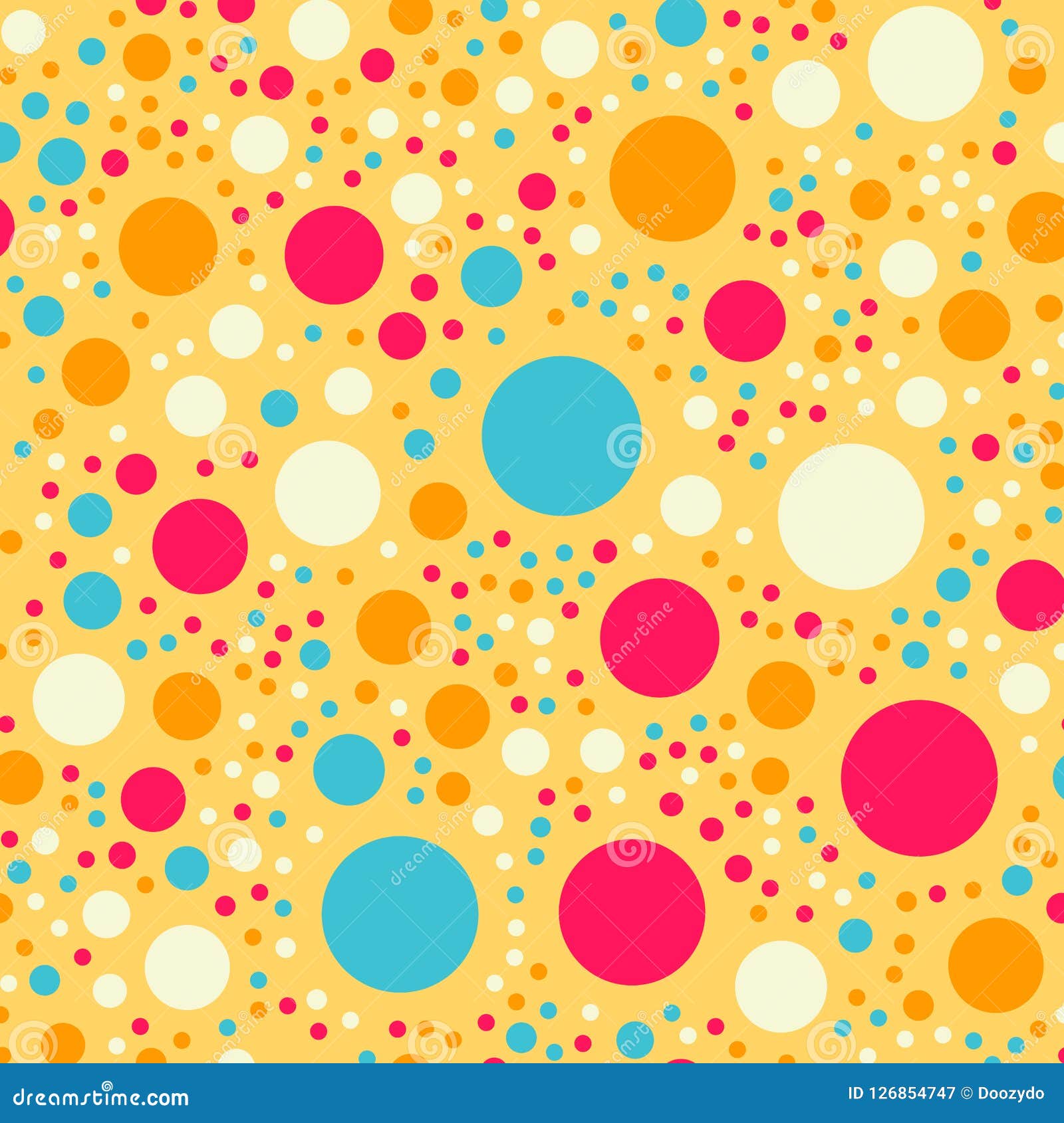 Colorful Polka Dots Seamless Pattern on Bright 18 Stock Illustration ... Colorful Polka Dots Seamless Pattern on Bright 18 Stock Illustration ...