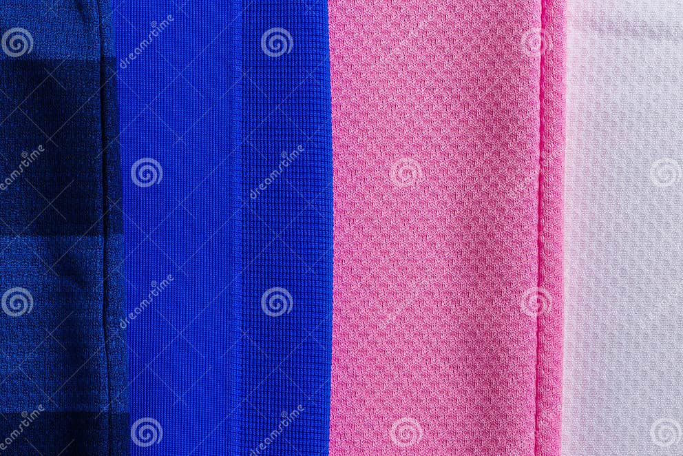Colorful Polyester Fabric Texture Stock Photo - Image of element ...