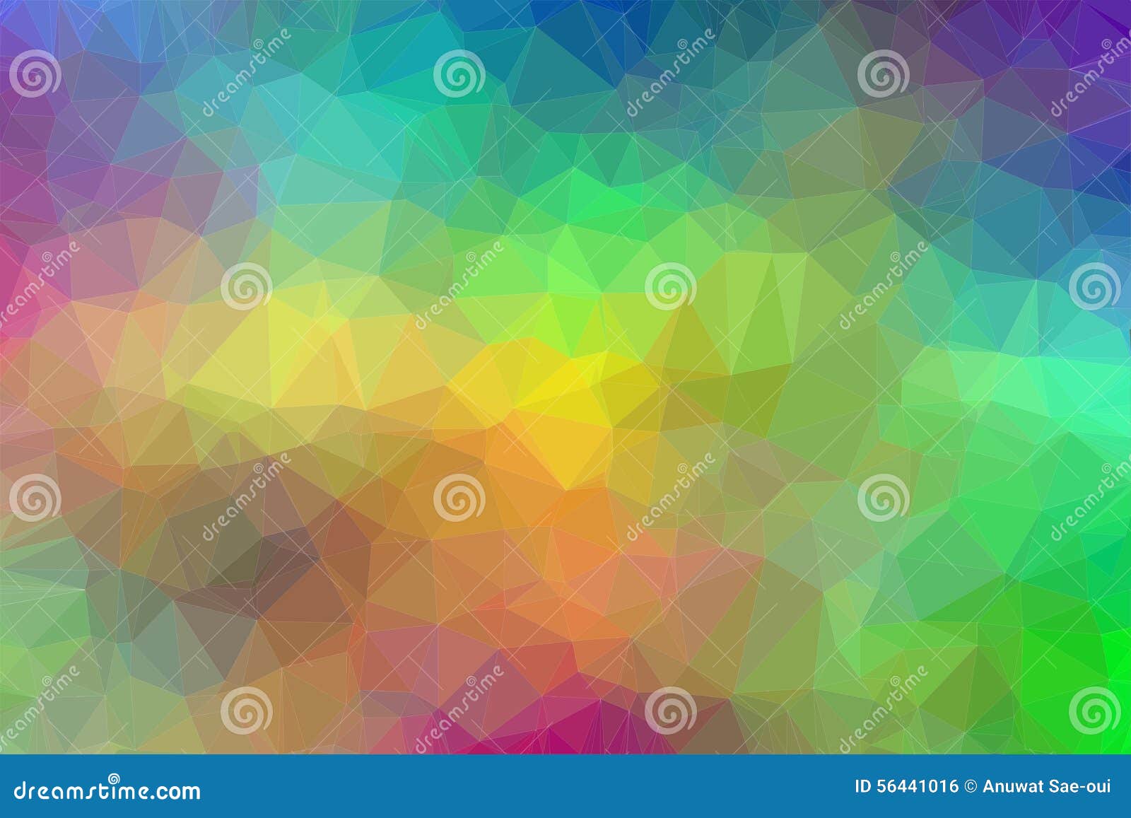 Colorful Polygon Abstract Background Stock Illustration - Illustration ...