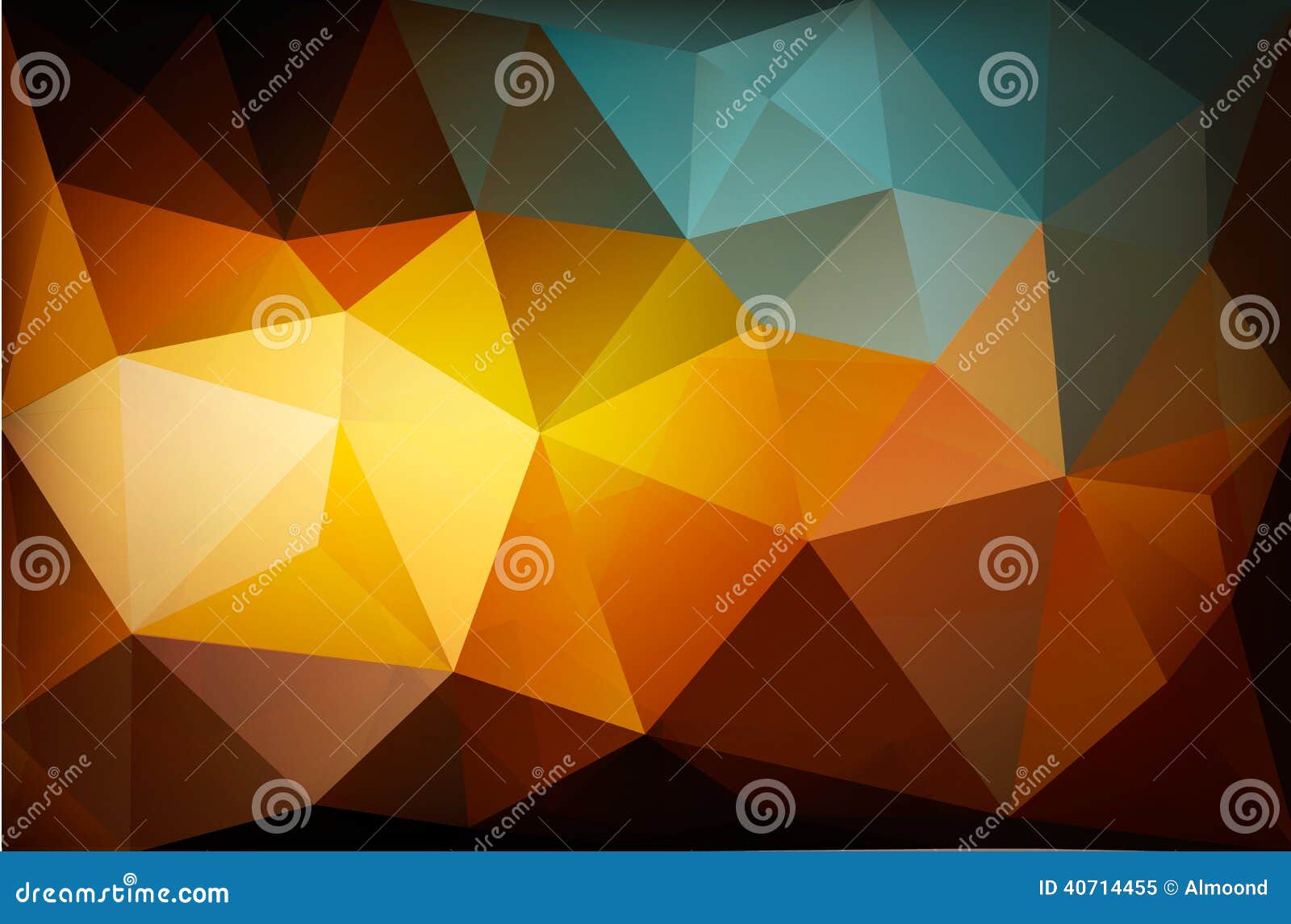 Colorful Polygon Abstract Background. Stock Vector - Illustration of ...