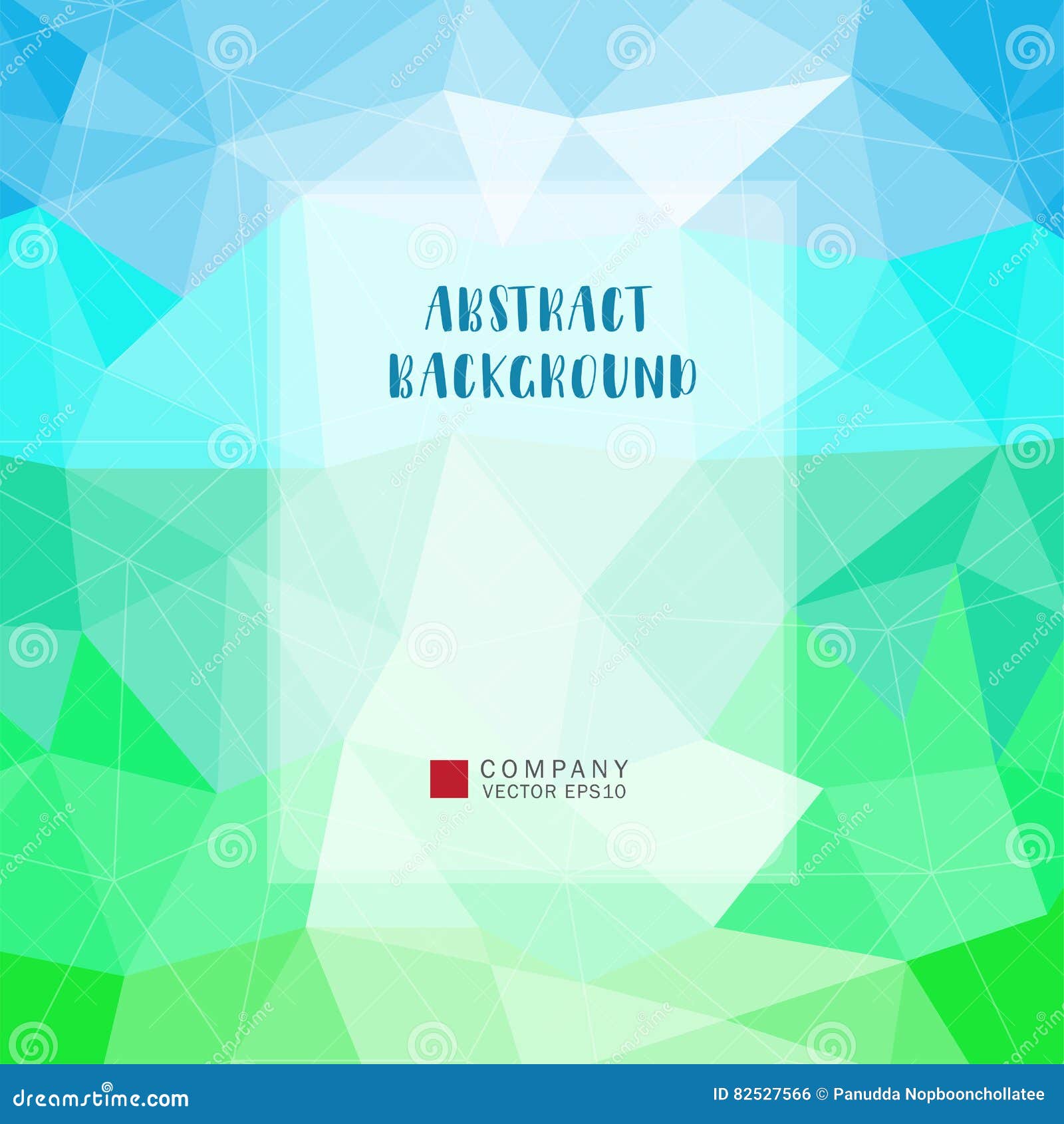 Colorful Polygon Background with Text Box Stock Vector - Illustration ...