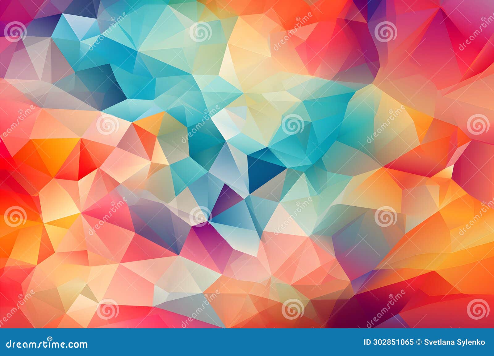 Colorful Polygon Background, Various Colors, Abstract Background Stock ...