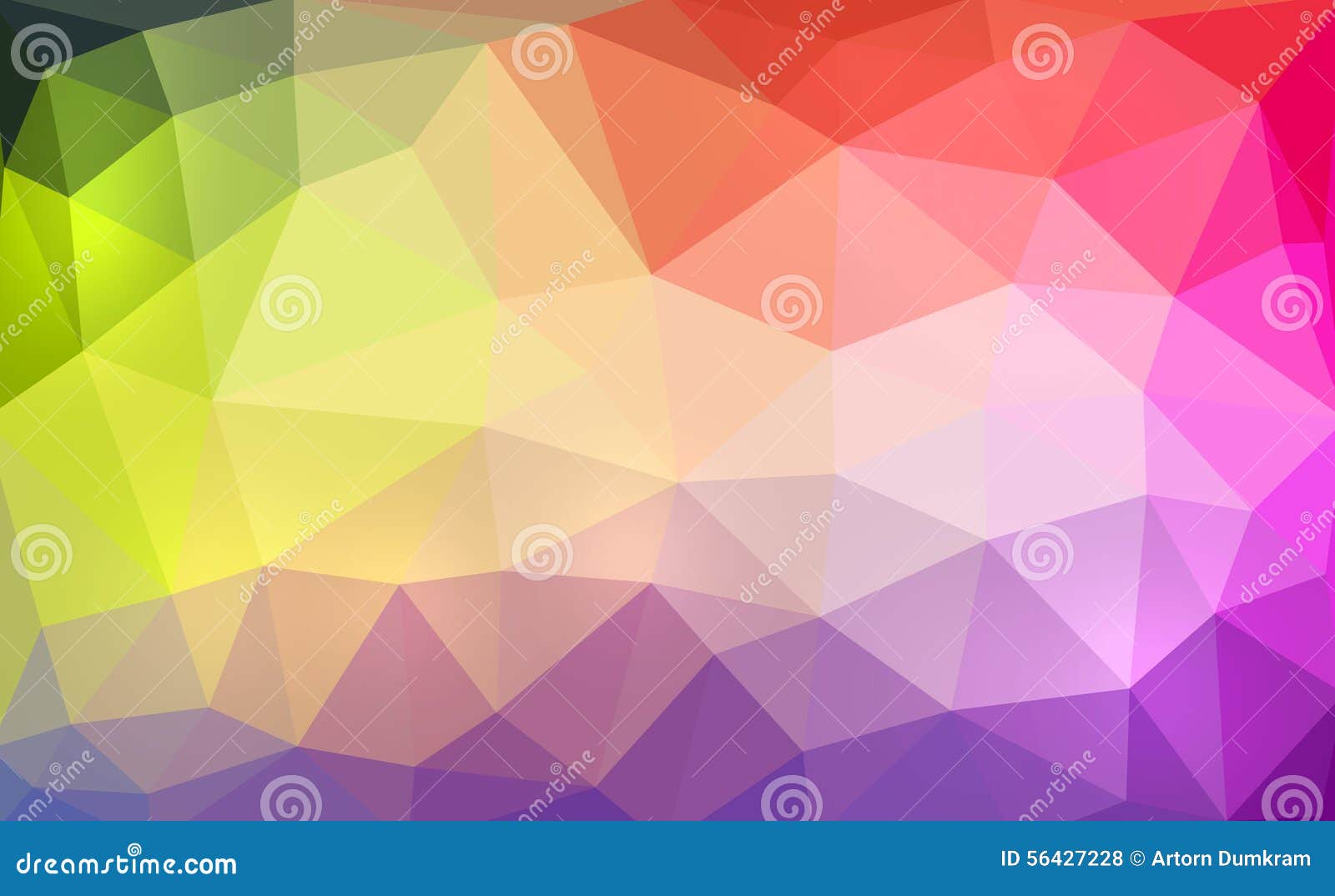 Colorful polygon stock illustration. Illustration of abstract - 56427228