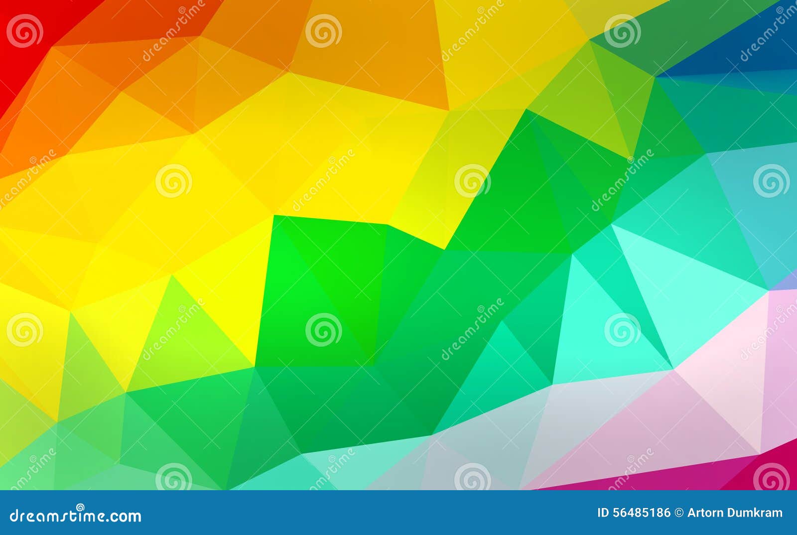 Colorful polygon stock illustration. Illustration of modern - 56485186
