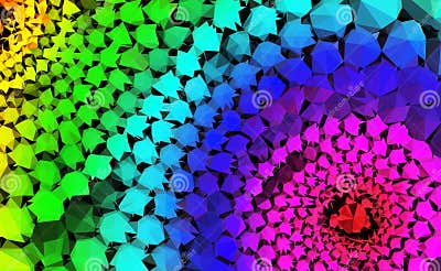 Colorful polygon stock illustration. Illustration of pattern - 57190267