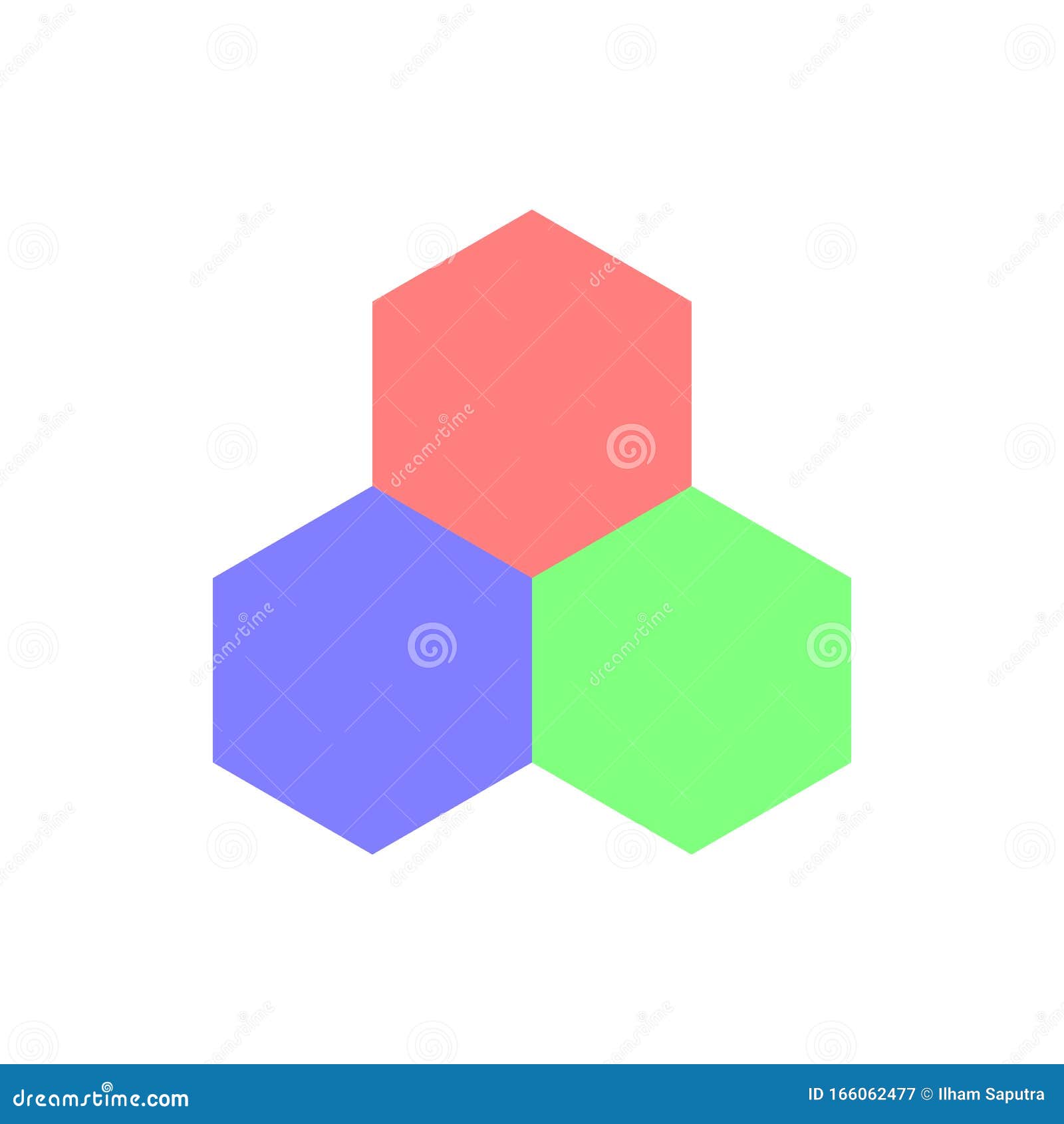 Colorful Polygon stock illustration. Illustration of business - 166062477