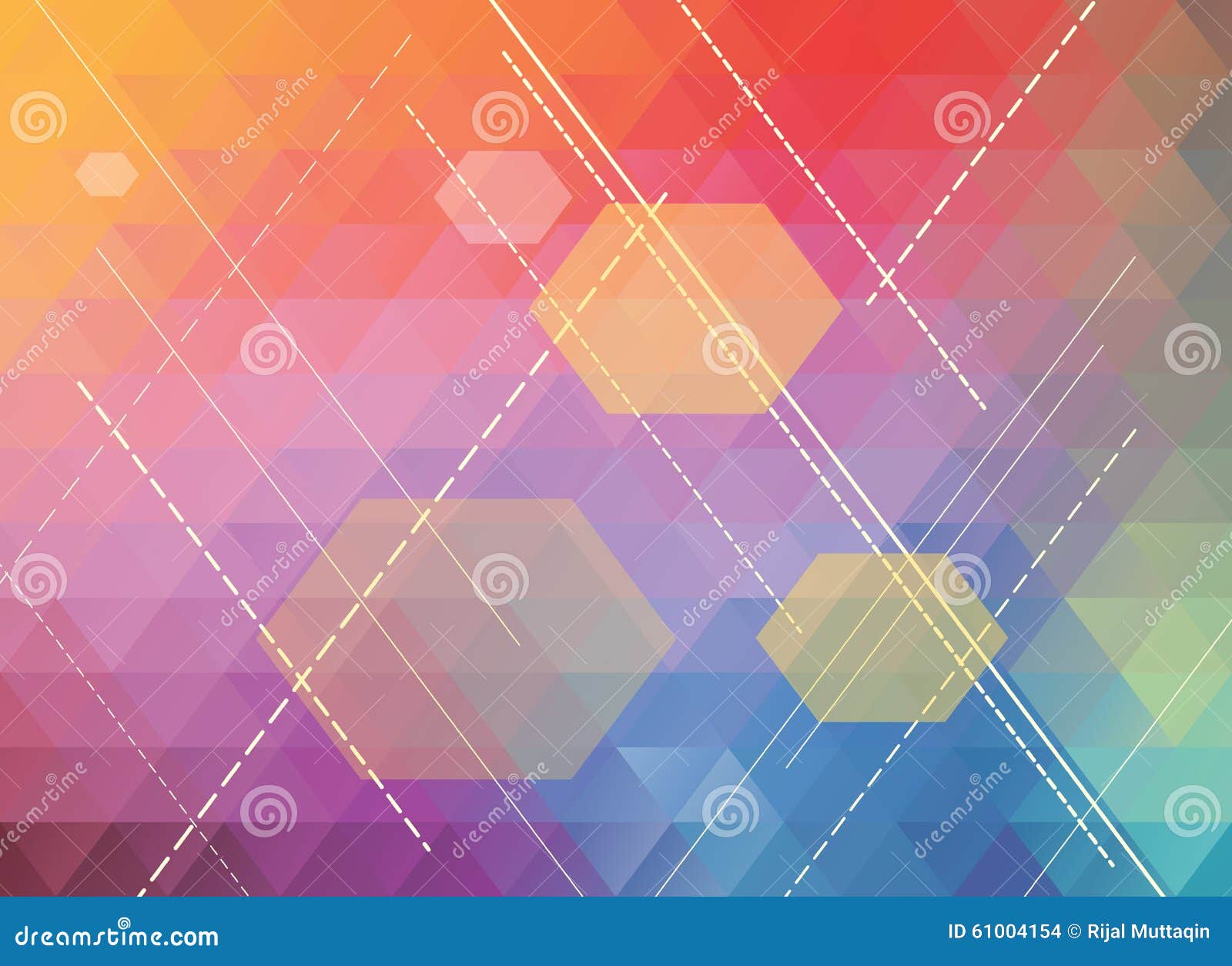 Colorful Polygonal Abstract Background Stock Vector - Illustration of ...