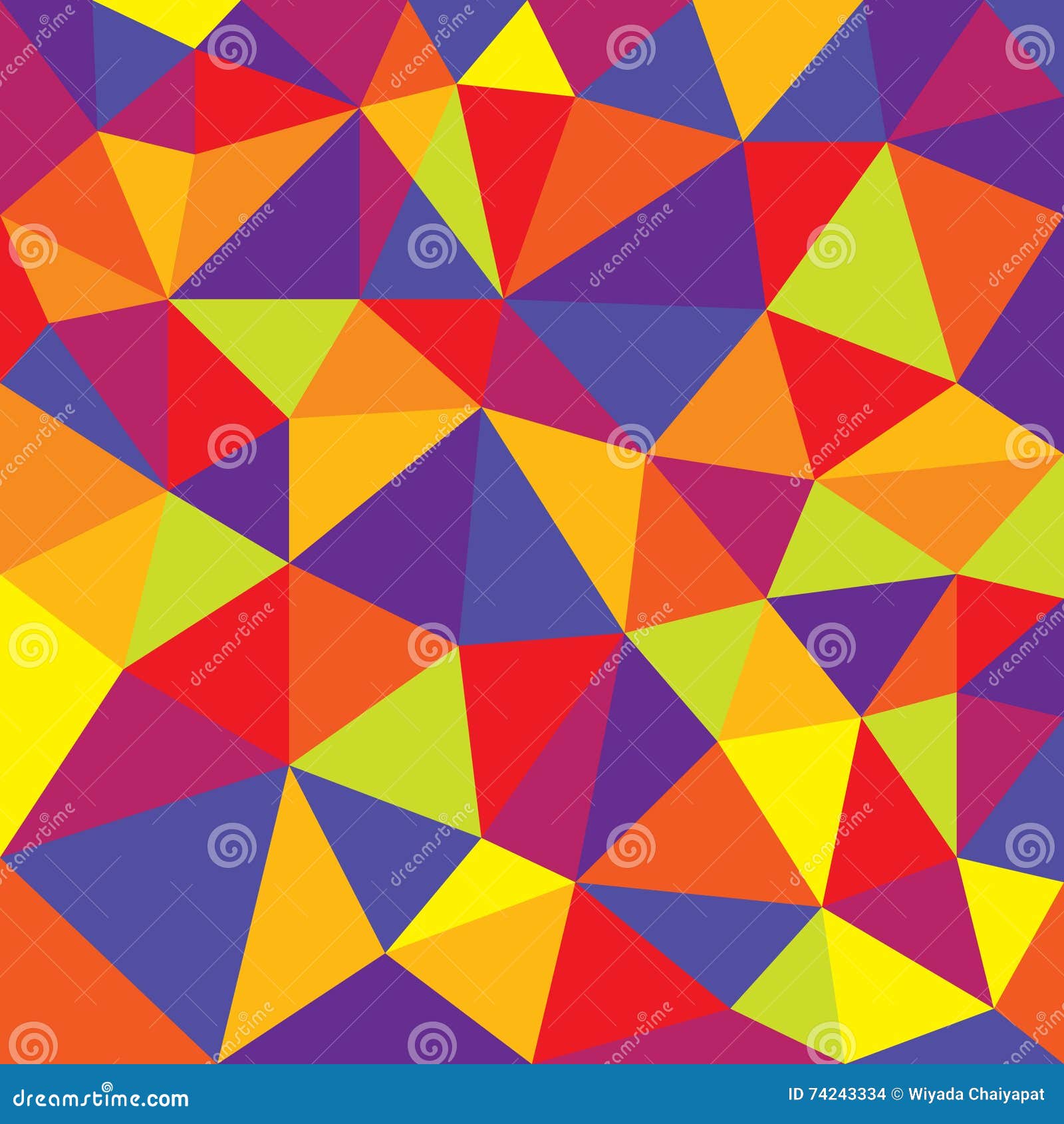 Colorful Polygons Triangle Shapes Background Abstract Stock ...