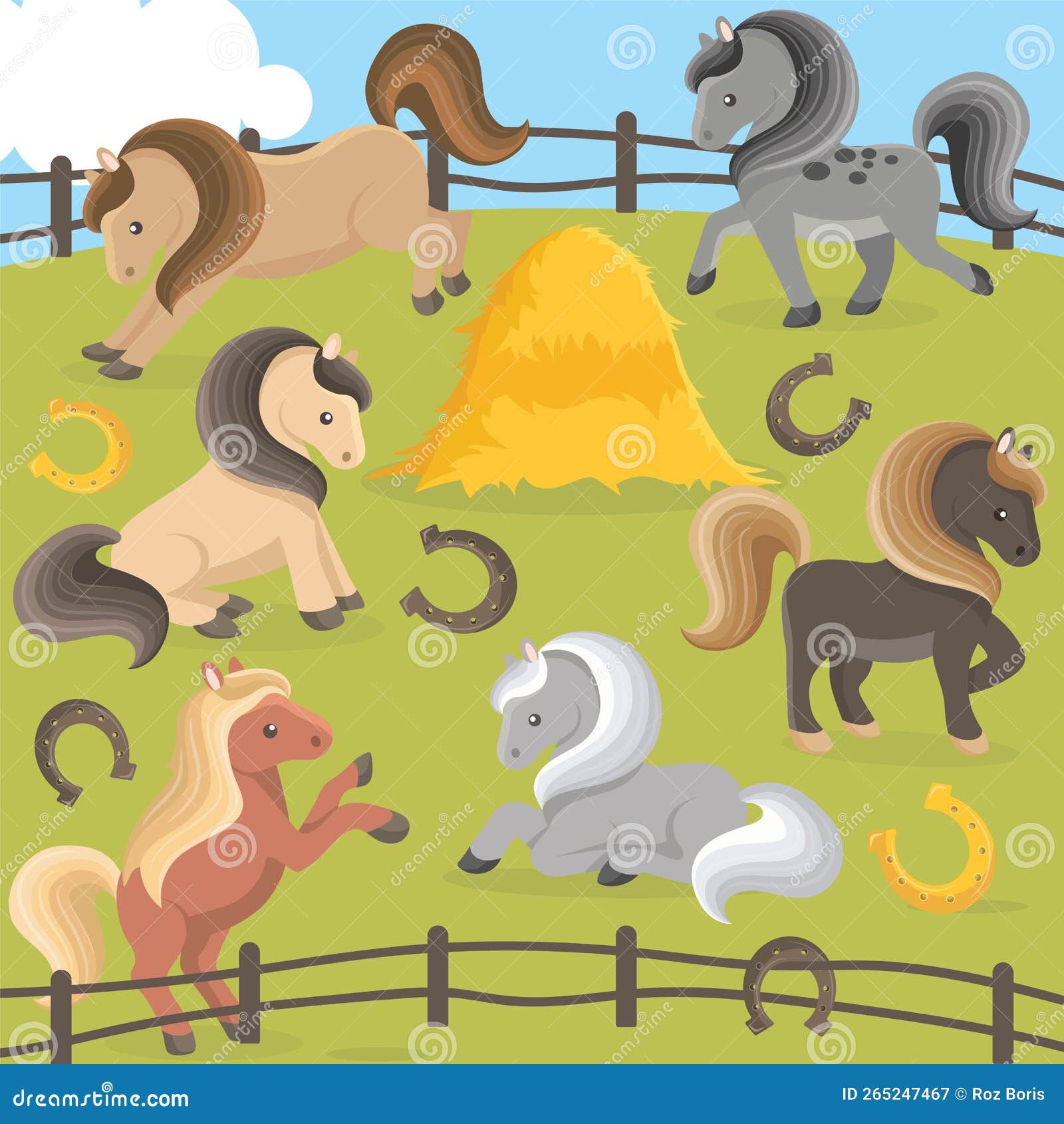 Wild Ponies, Grayson Highlands, Virginia Made With Generative AI ...