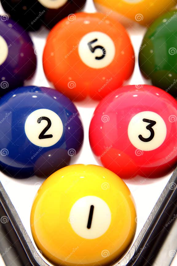 Colorful pool balls stock image. Image of colours, abstract - 7399639