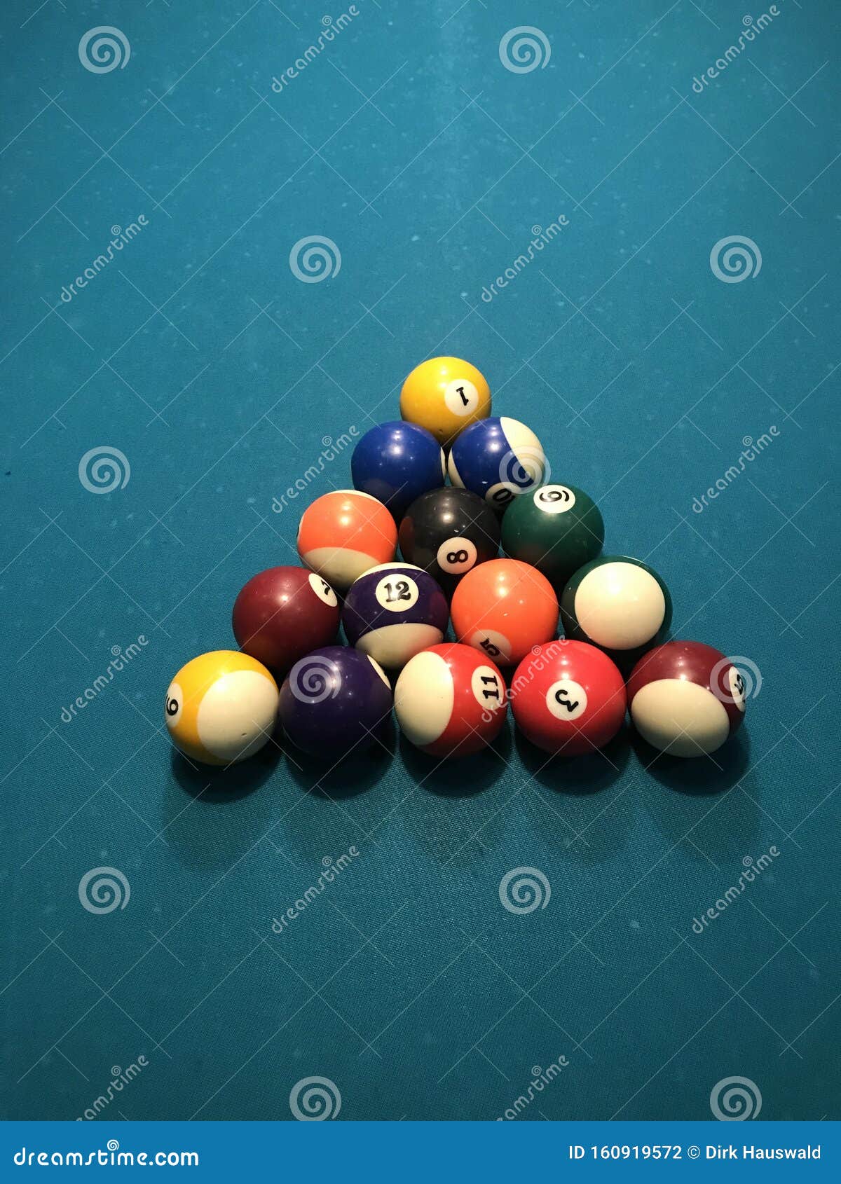 Pool Balls stock photo. Image of balls, pool, colorful - 160919572