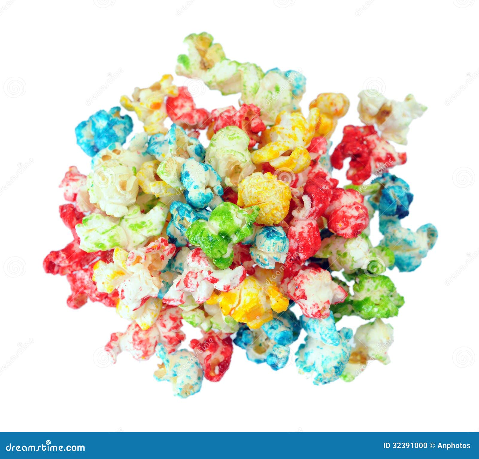 Colorful popcorn stock photo. Image of food, holiday - 32391000