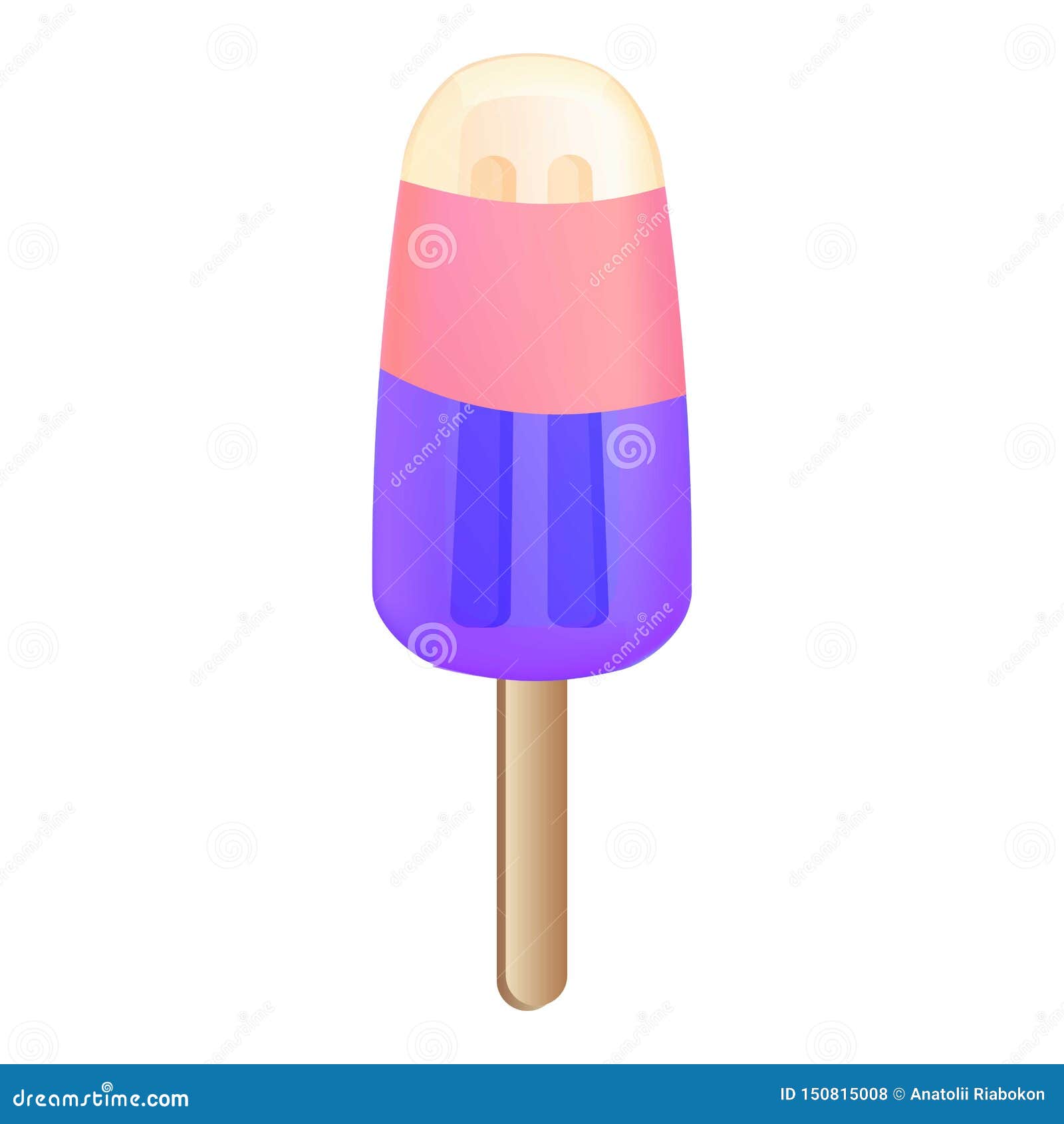 Colorful Popsicle Icon, Cartoon Style Stock Vector - Illustration of ...