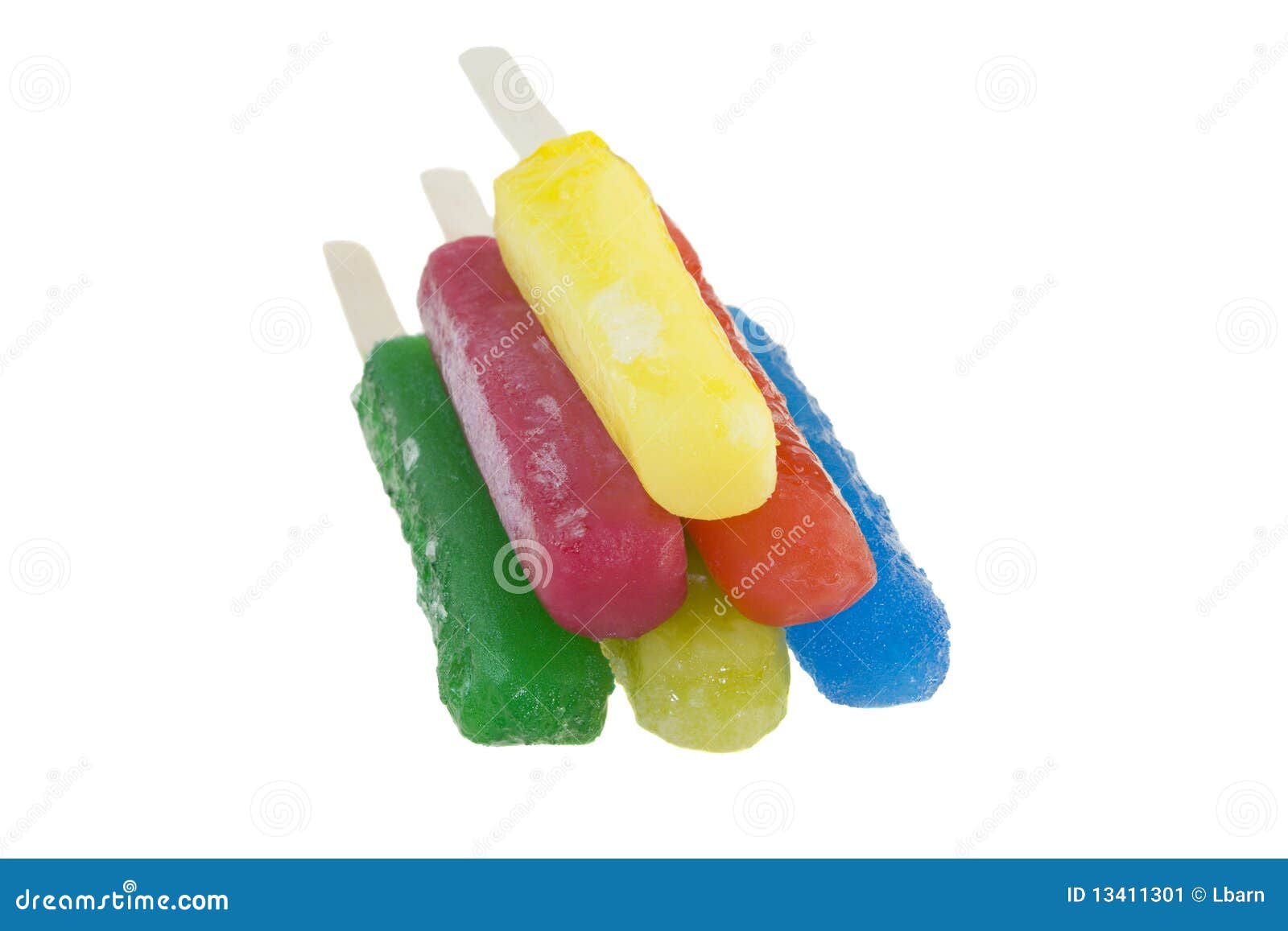 Colorful popsicle pyramid stock image. Image of dessert - 13411301