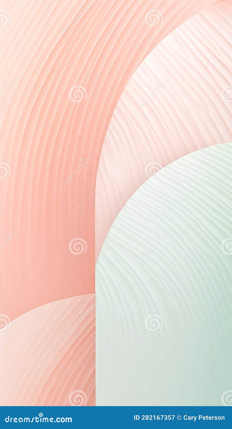 A Colorful Portrait with Rounded Forms Stock Illustration ...