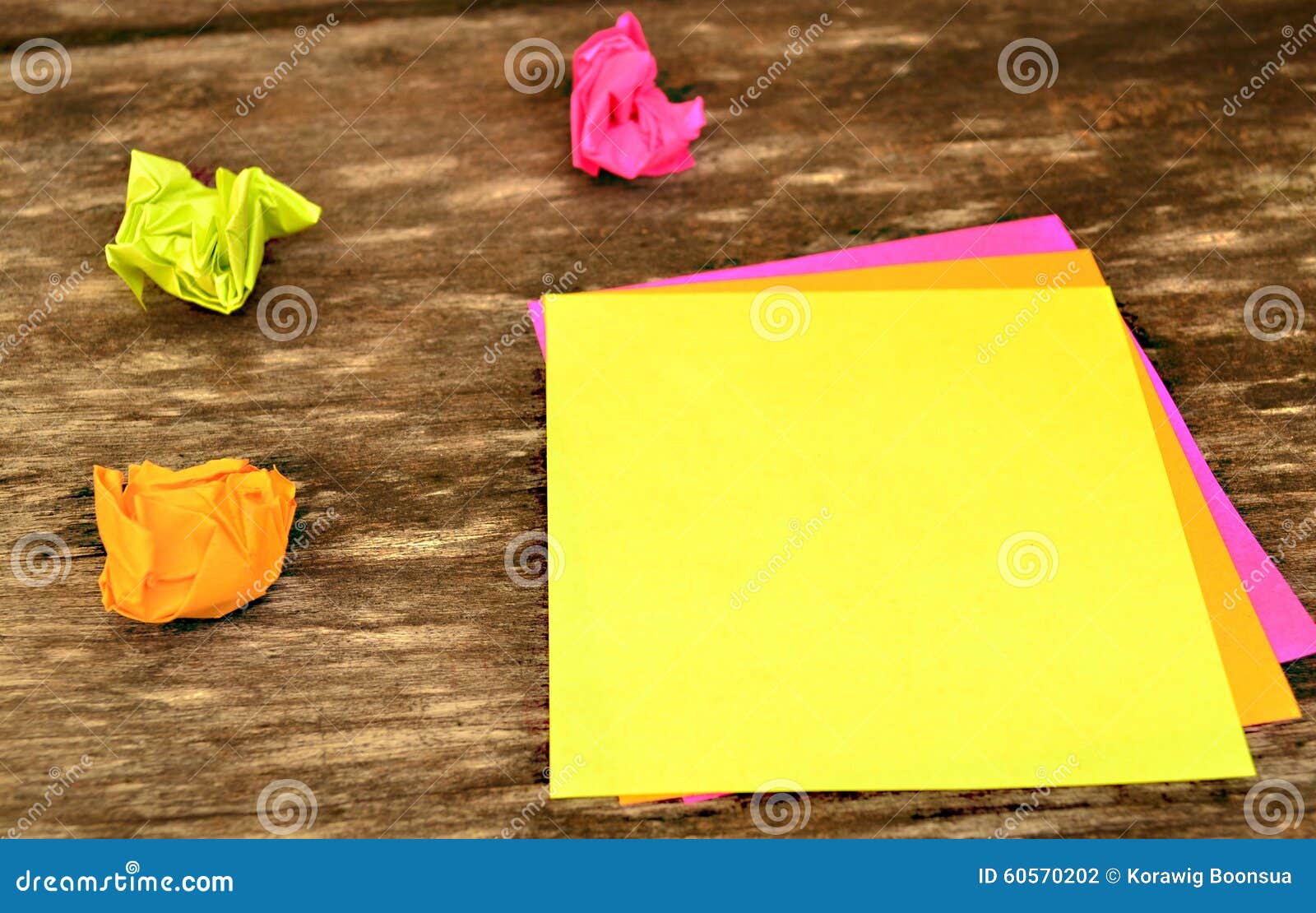 Colorful post it stock photo. Image of notice, reminder - 60570202