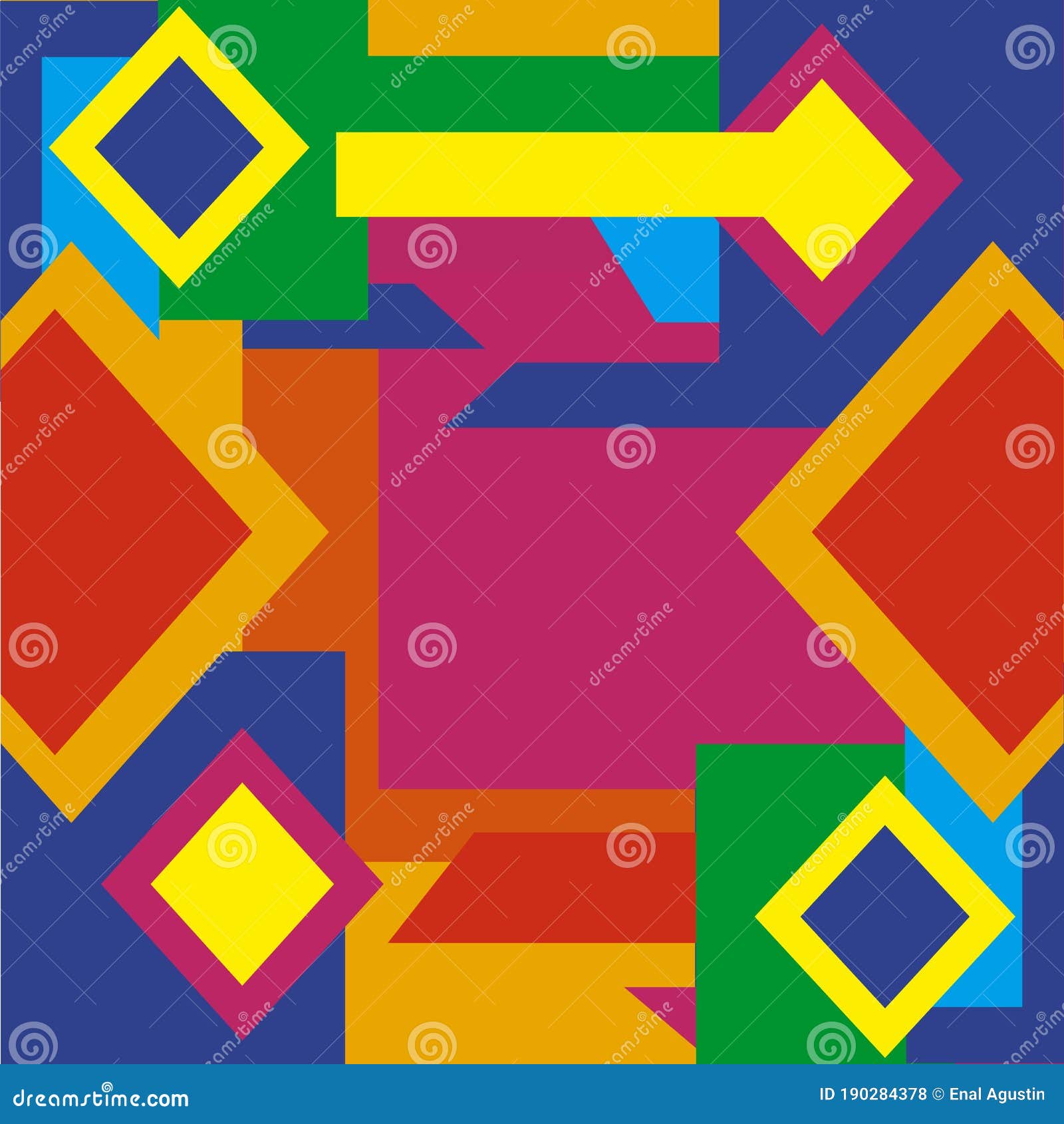 Colorful Poster Background Design Template Stock Vector - Illustration ...