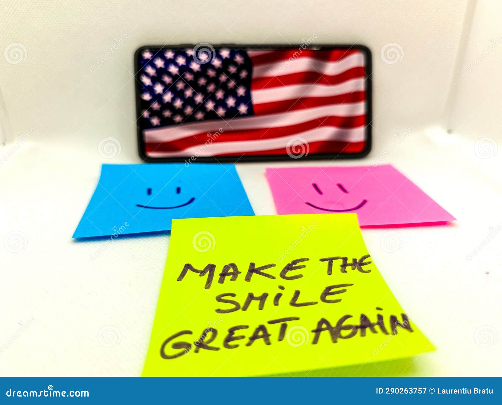 Colorful Posts with Messages Isolated on White Stock Image - Image of ...