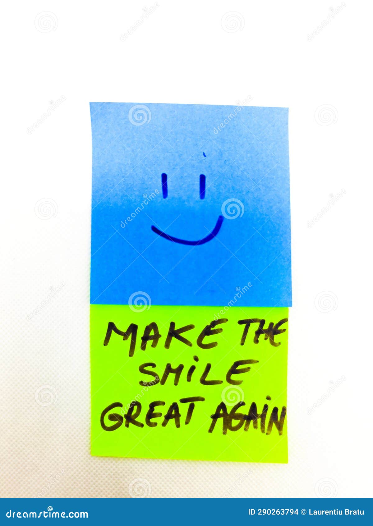 Colorful Posts with Messages Isolated on White Stock Photo - Image of ...