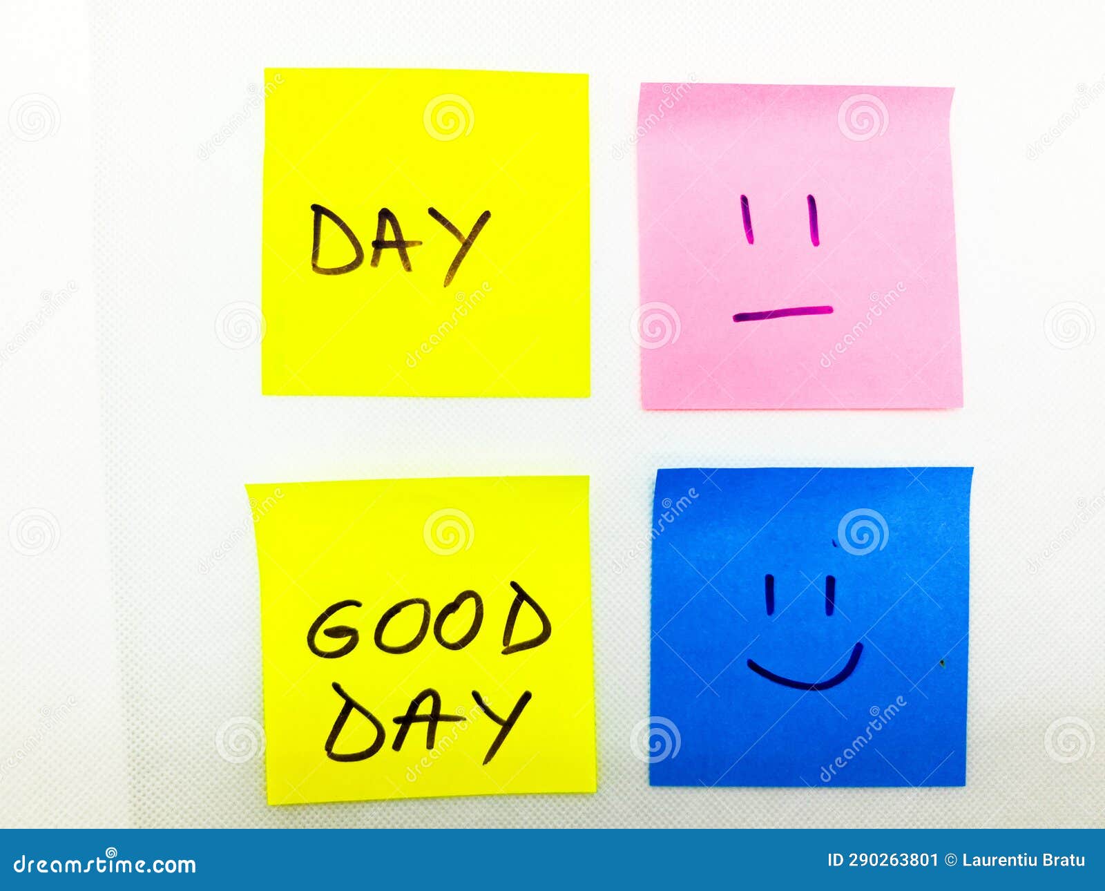 Colorful Posts with Messages Isolated on White Stock Image - Image of ...