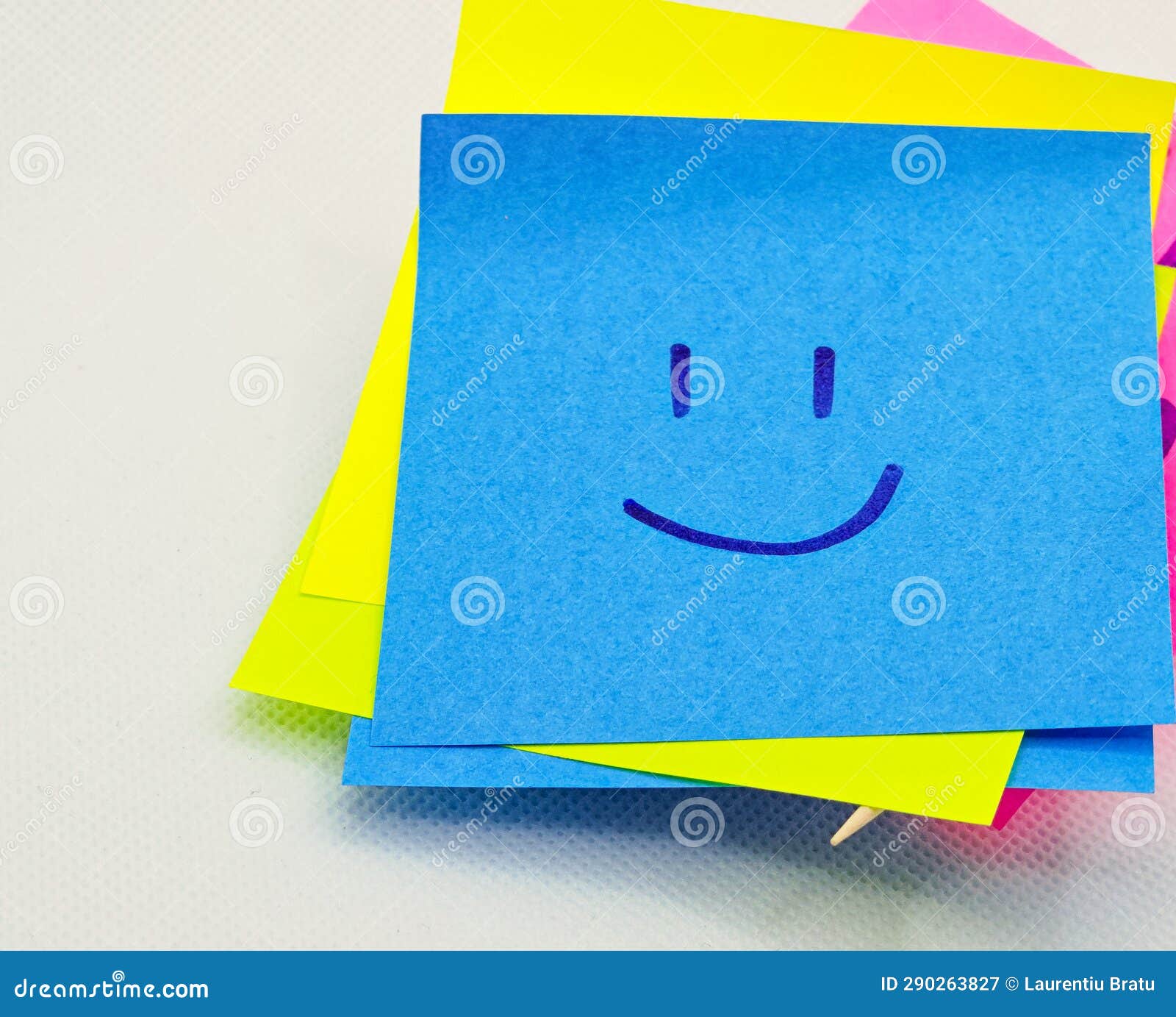 Colorful Posts with Messages Isolated on White Stock Image - Image of ...