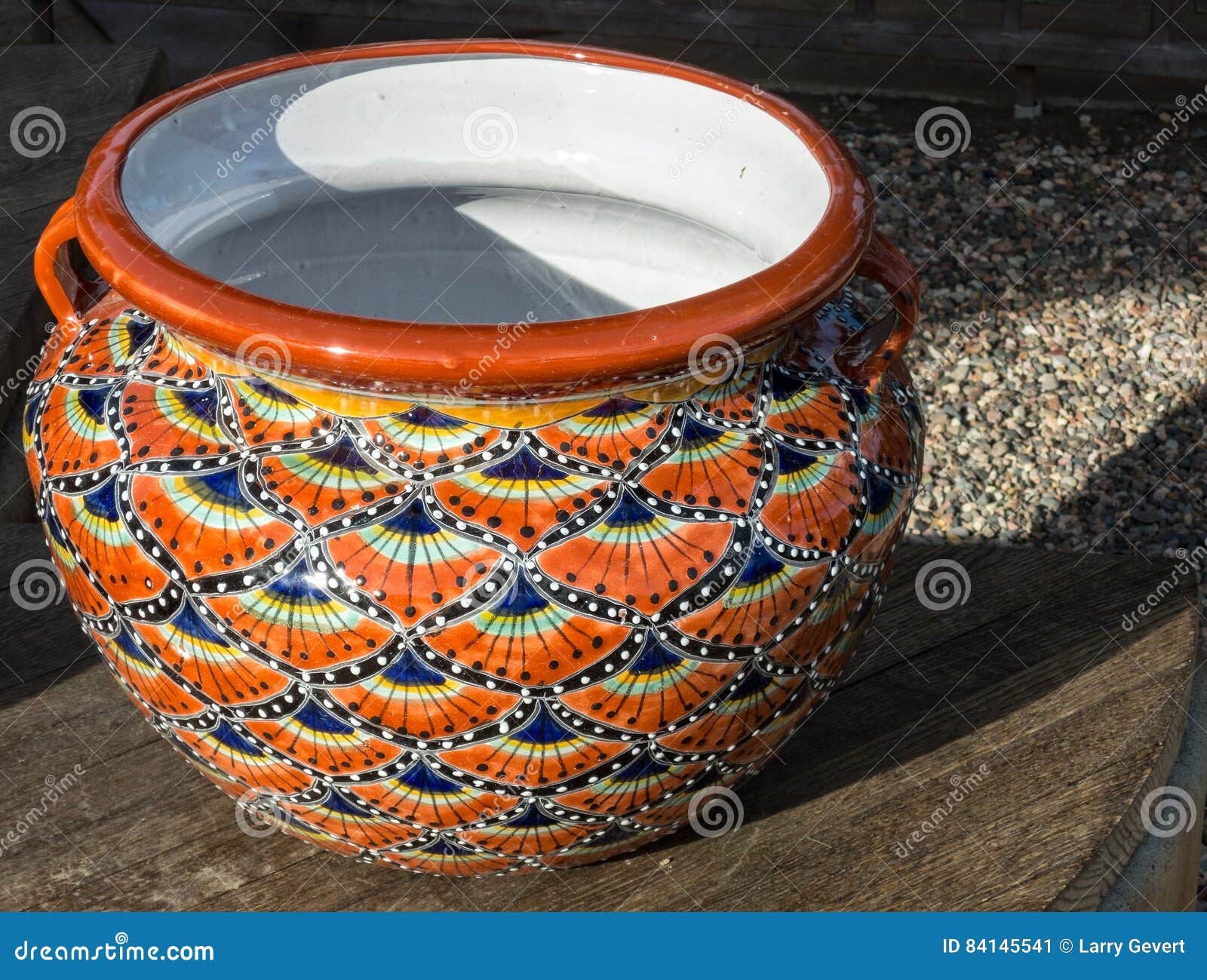 Colorful pottery stock image. Image of container, hand - 84145541