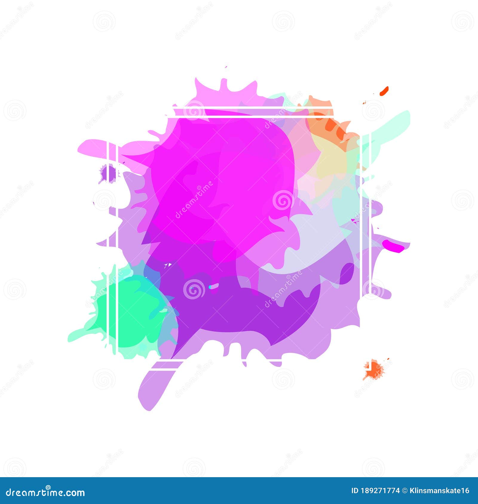 Colorful Powder Explosion Vector Design for Element Design Stock ...