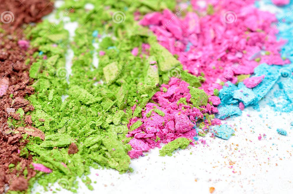 Colorful powder eyeshadow stock image. Image of color - 18423615