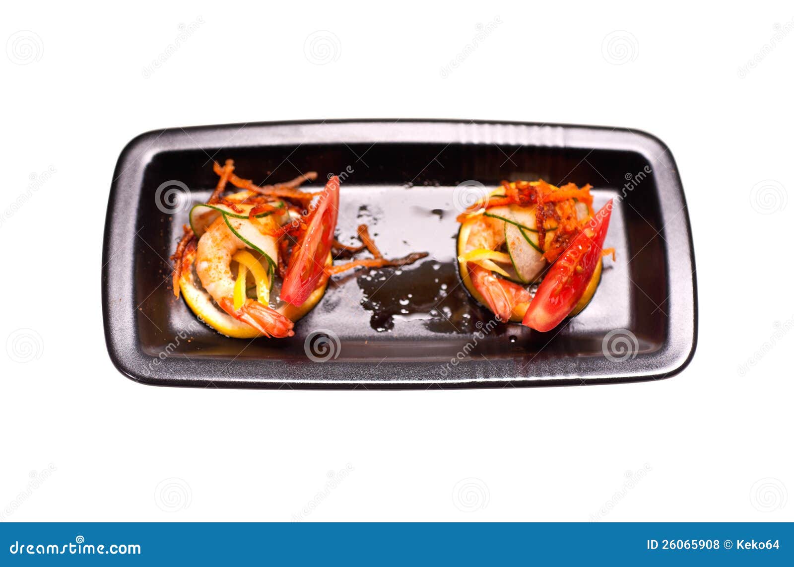 Colorful Prawn Shrimps Appetizer Snack Stock Photo - Image of cooked ...