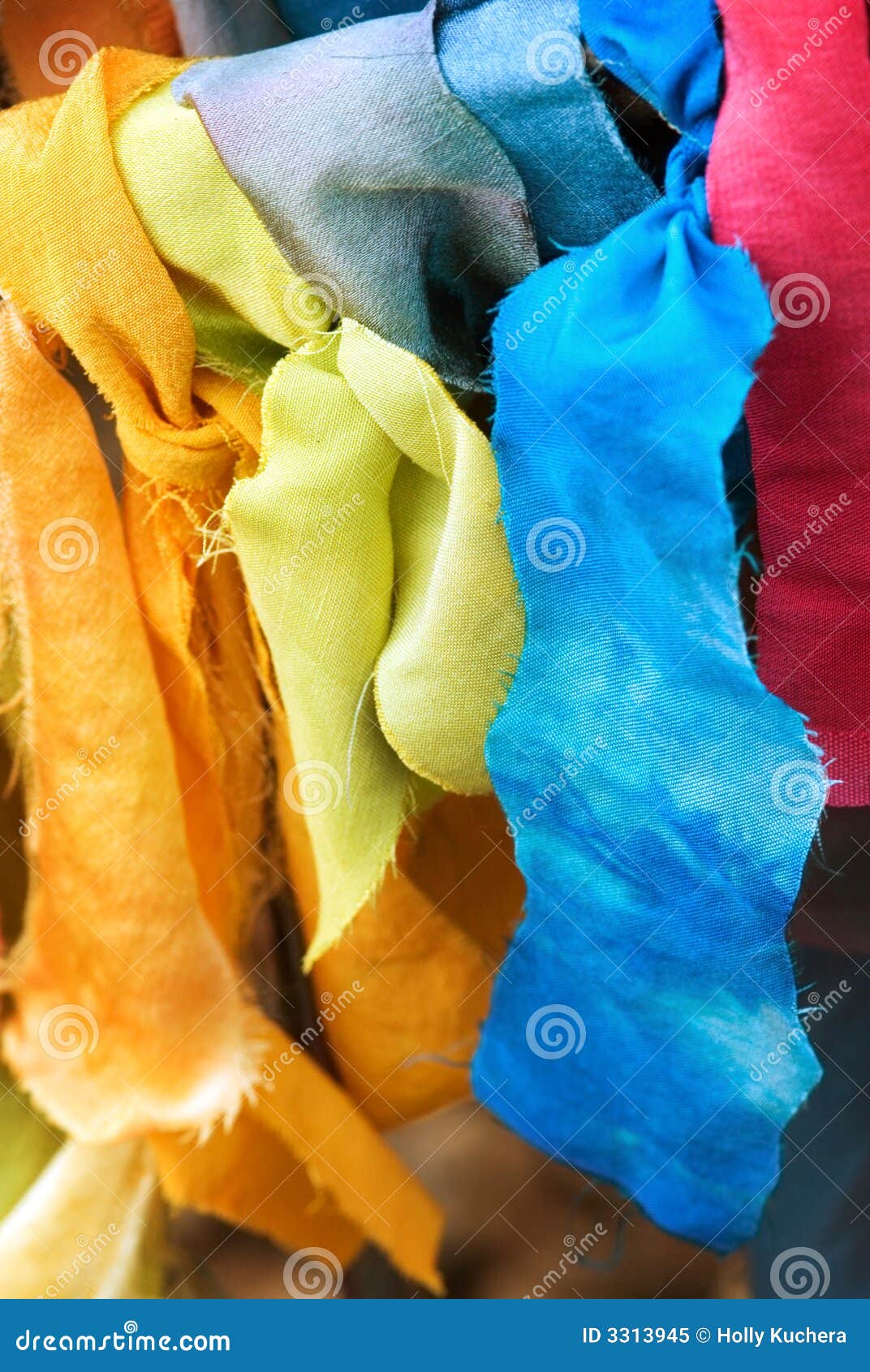 Colorful Prayer Cloth Strips Stock Image - Image of worship, religion ...