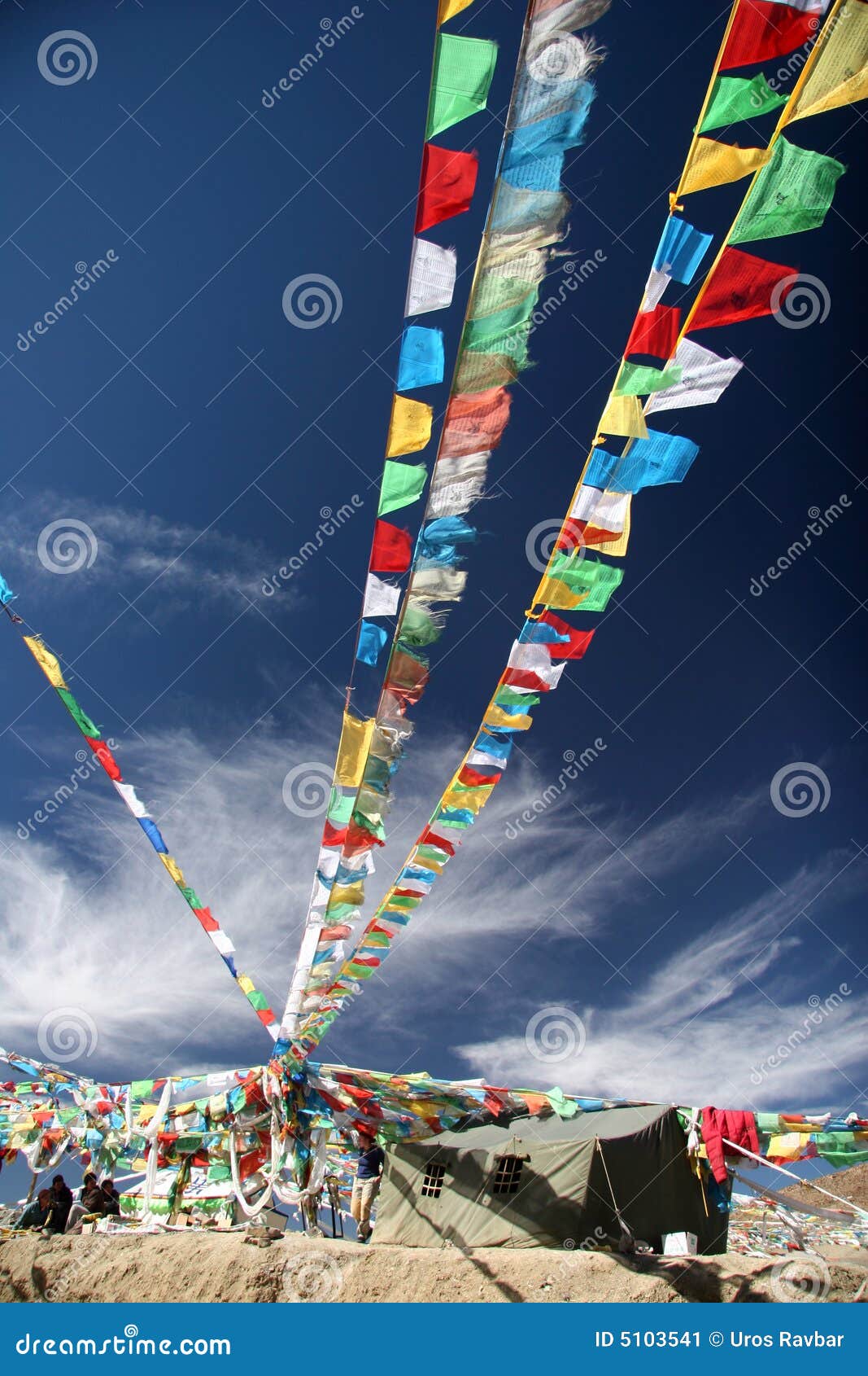 Colorful prayer flags stock image. Image of asia, buddhist - 5103541