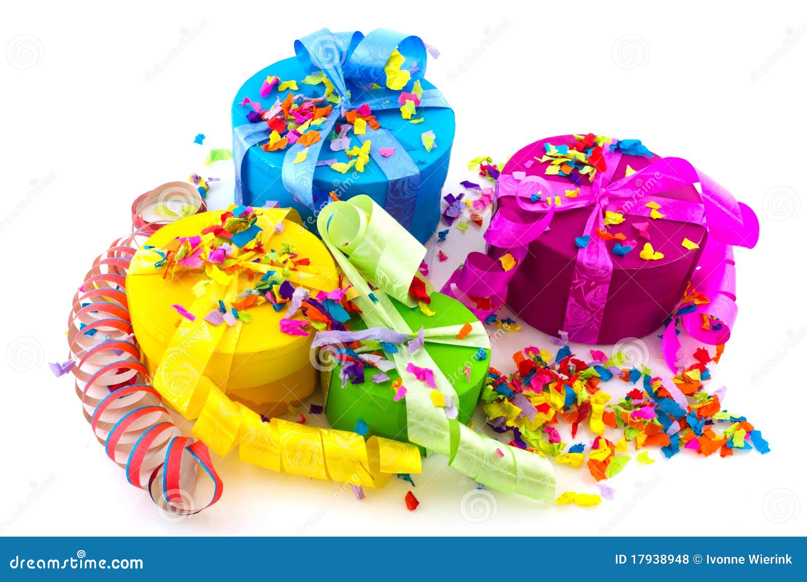 Colorful presents stock photo. Image of pink, holidays - 17938948