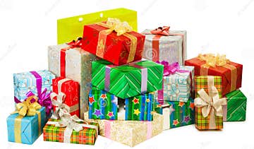 Colorful presents stock photo. Image of packages, arrangement - 7471372