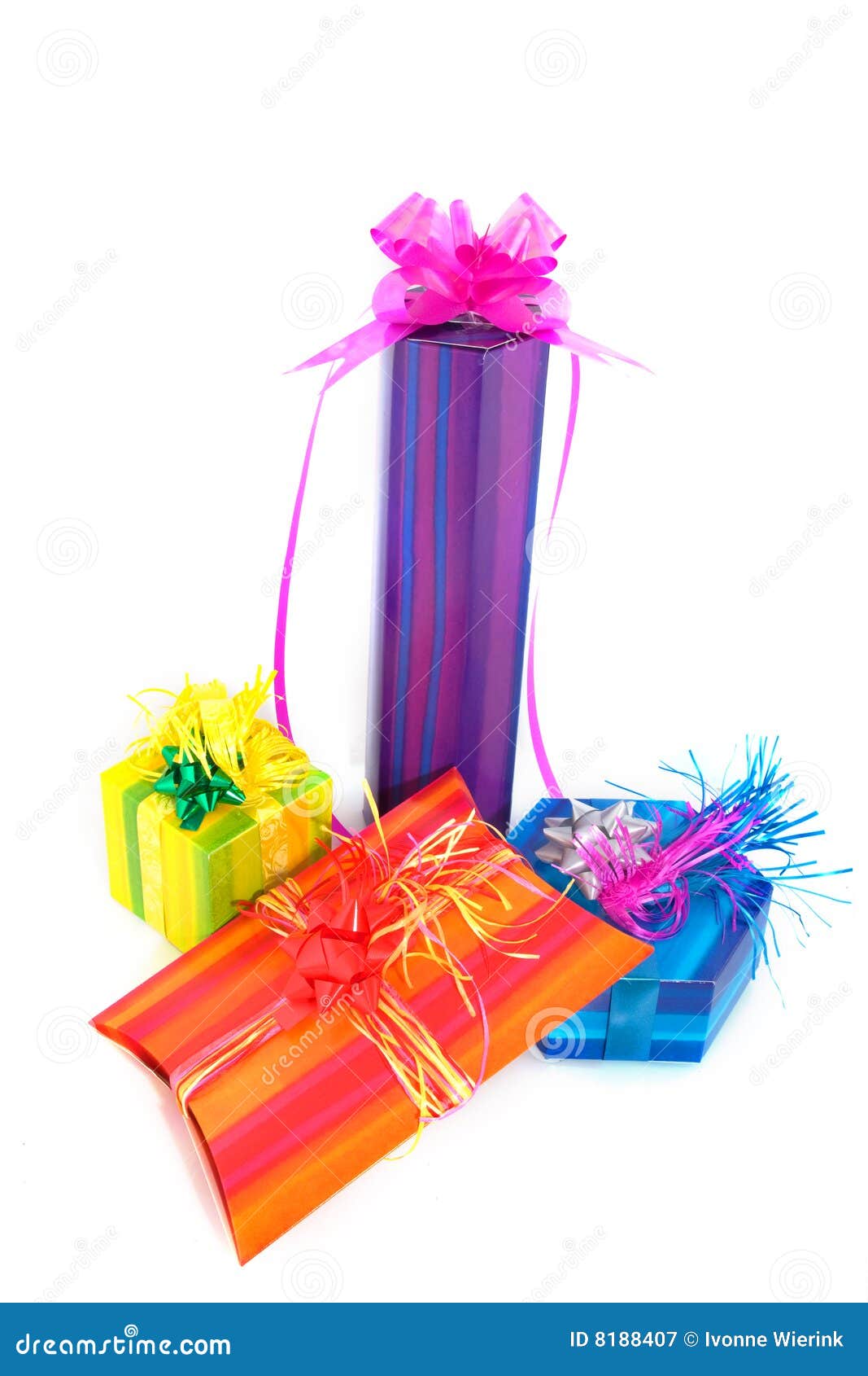 Colorful presents stock image. Image of colors, holidays - 8188407