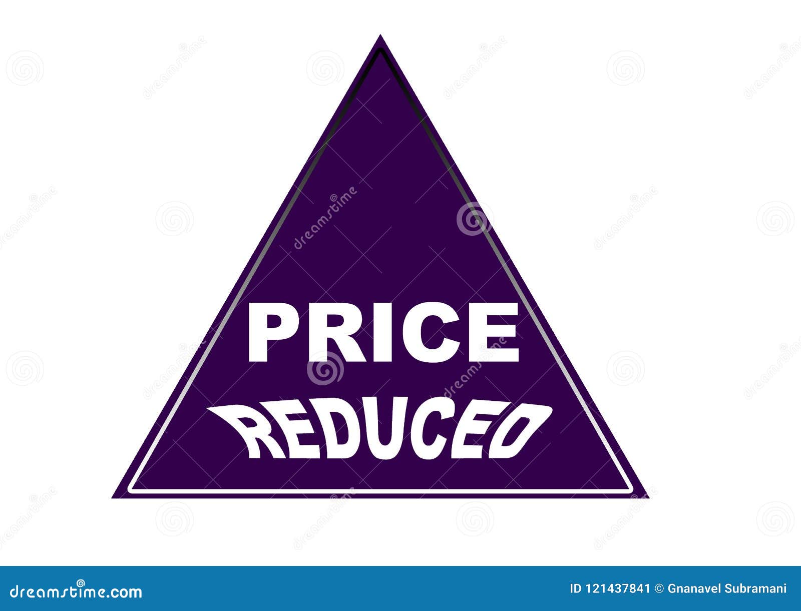 Colorful Price Reduced Web Button Stock Illustration - Illustration of ...