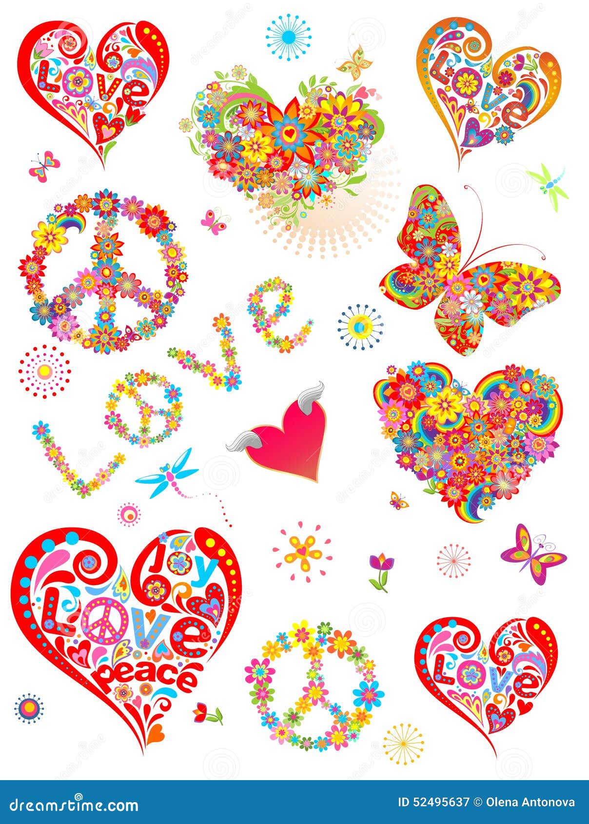 Colorful prints stock vector. Illustration of bright - 52495637