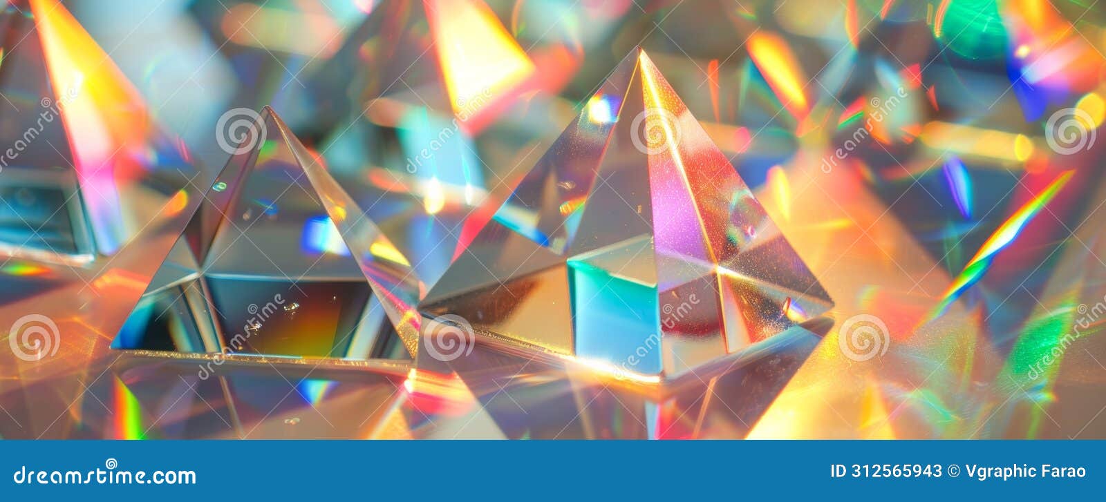 Colorful Prism Light Refraction Stock Image - Image of sharp ...