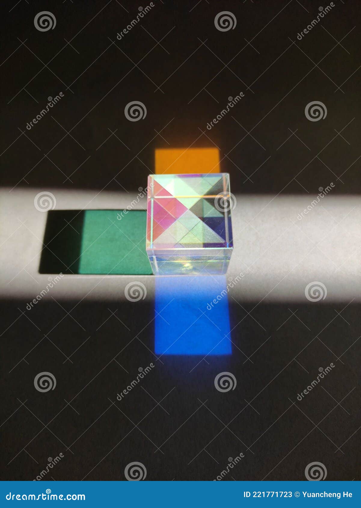 Prism stock image. Image of circle, lighting, brand - 221771723