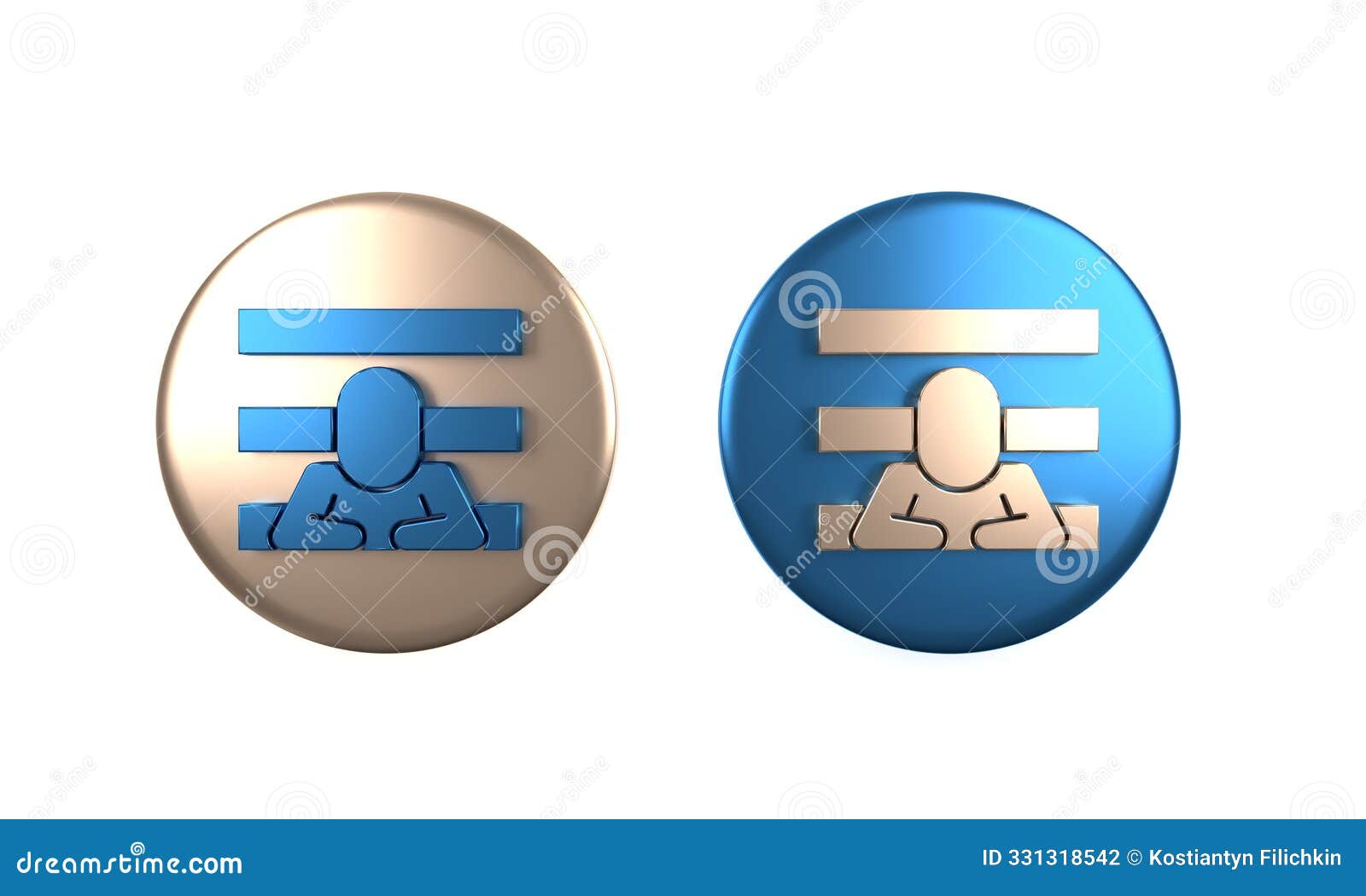 Colorful Prisoner Icon Isolated on White Background. Circle Button ...