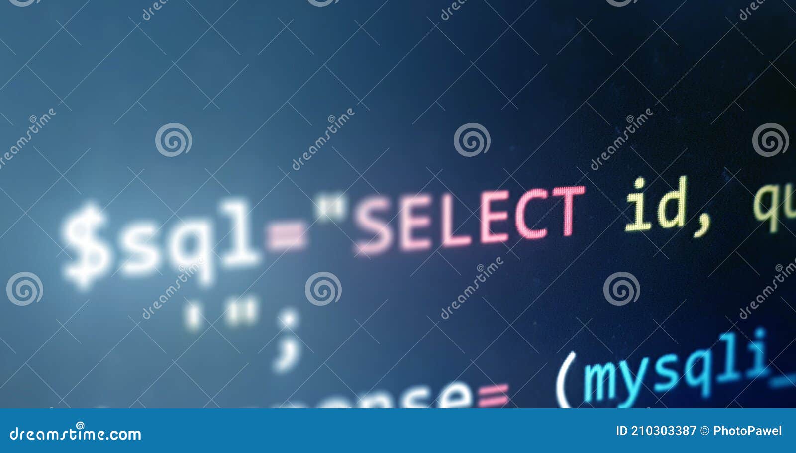 Colorful Programming Php And Html Code On A Monitor Php Language Code Closeup Backend