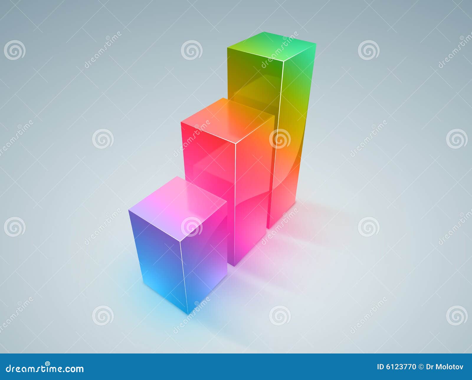 Colorful Histogram Cartoon Vector | CartoonDealer.com #8580765