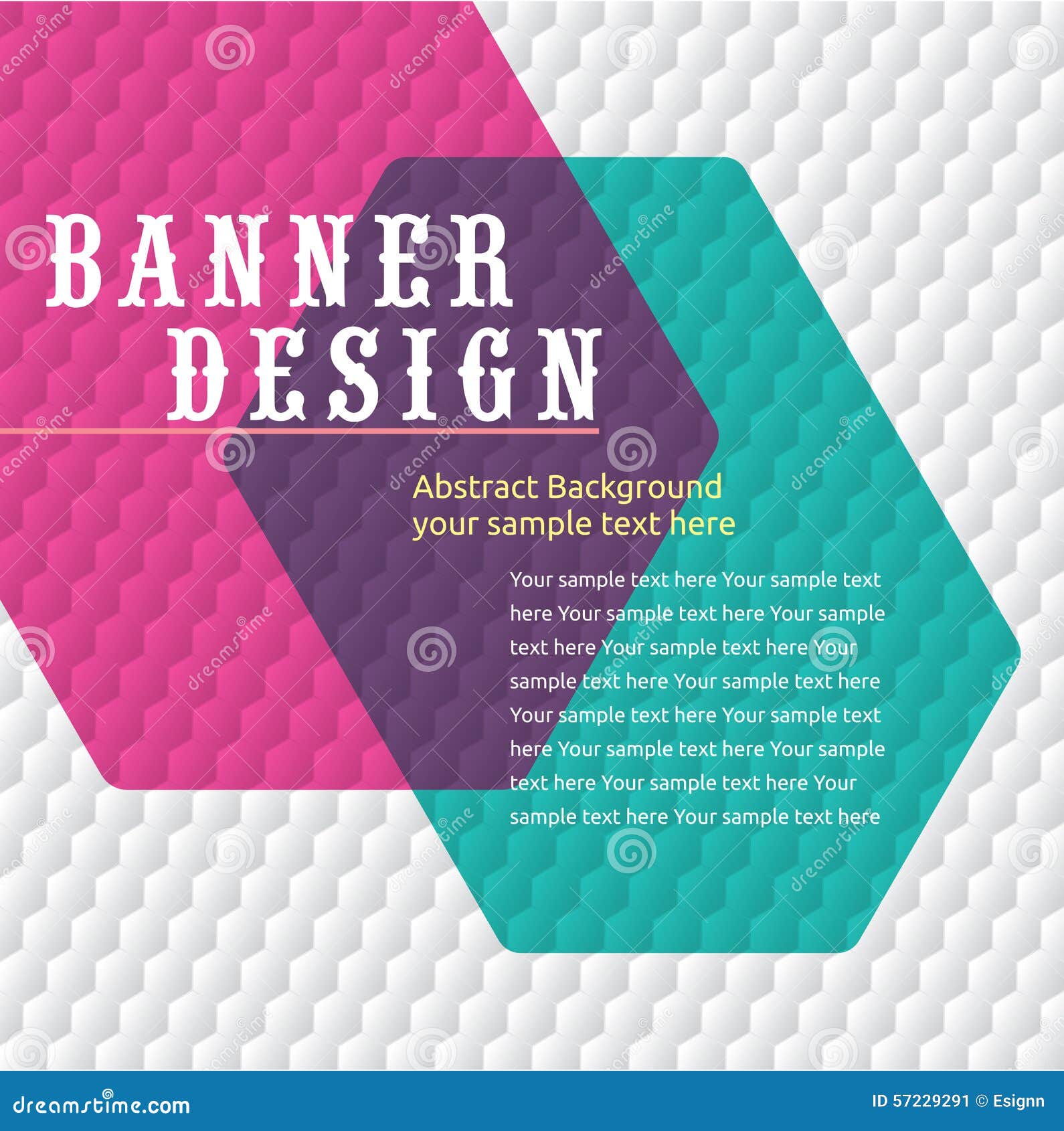 Colorful Promotional Banner Design,vector Illustration Stock Vector ...