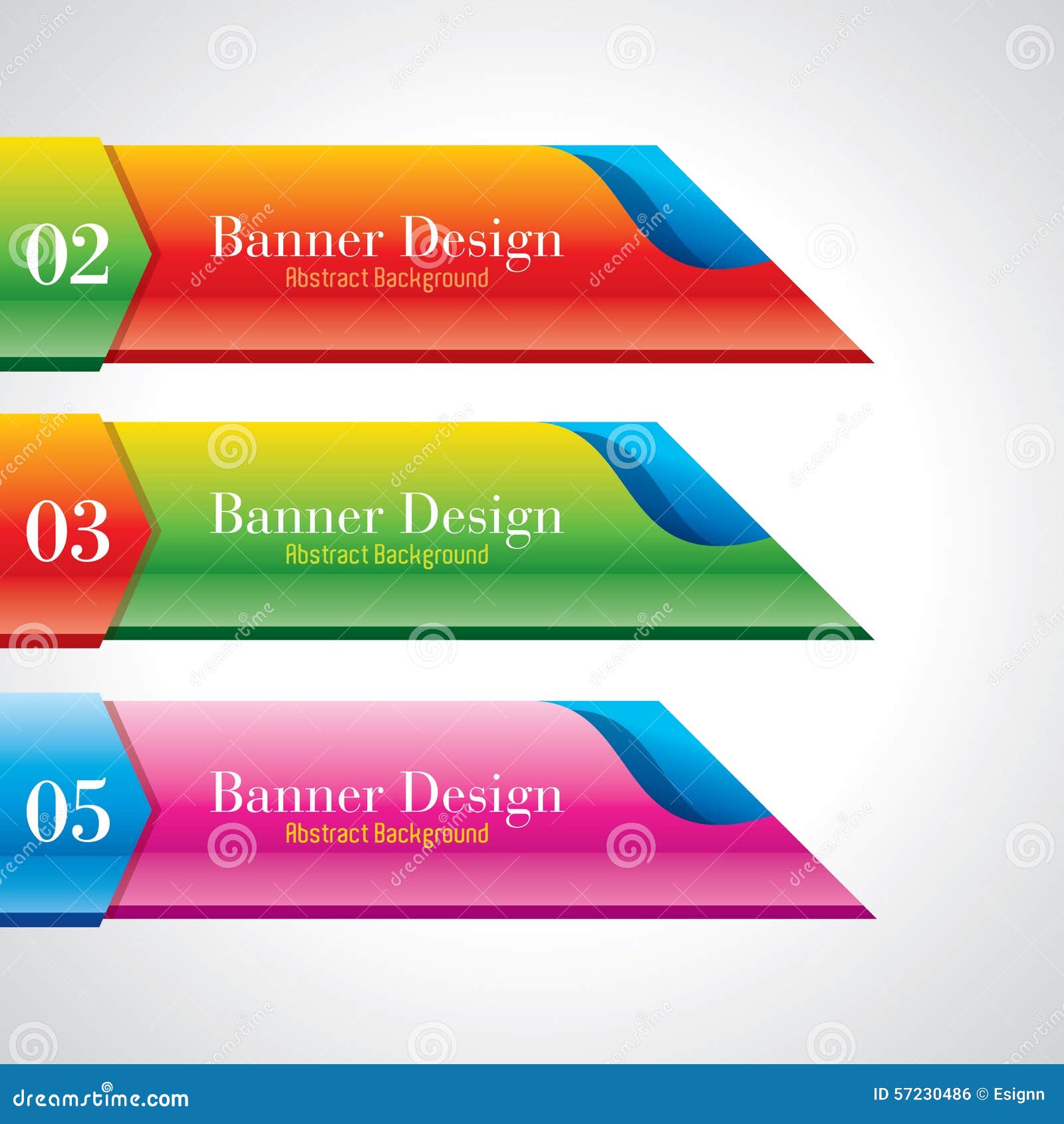 Colorful Promotional Banner Design Stock Vector - Illustration of ...