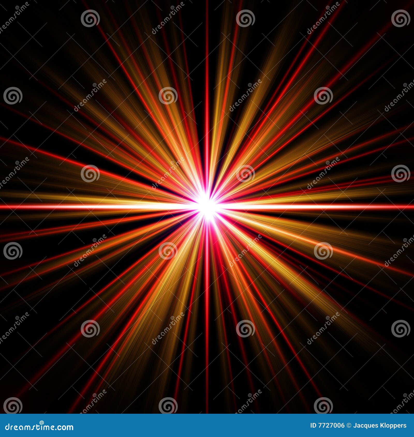 Colorful Psychedelic Explosion of Blazing Energy Stock Illustration ...