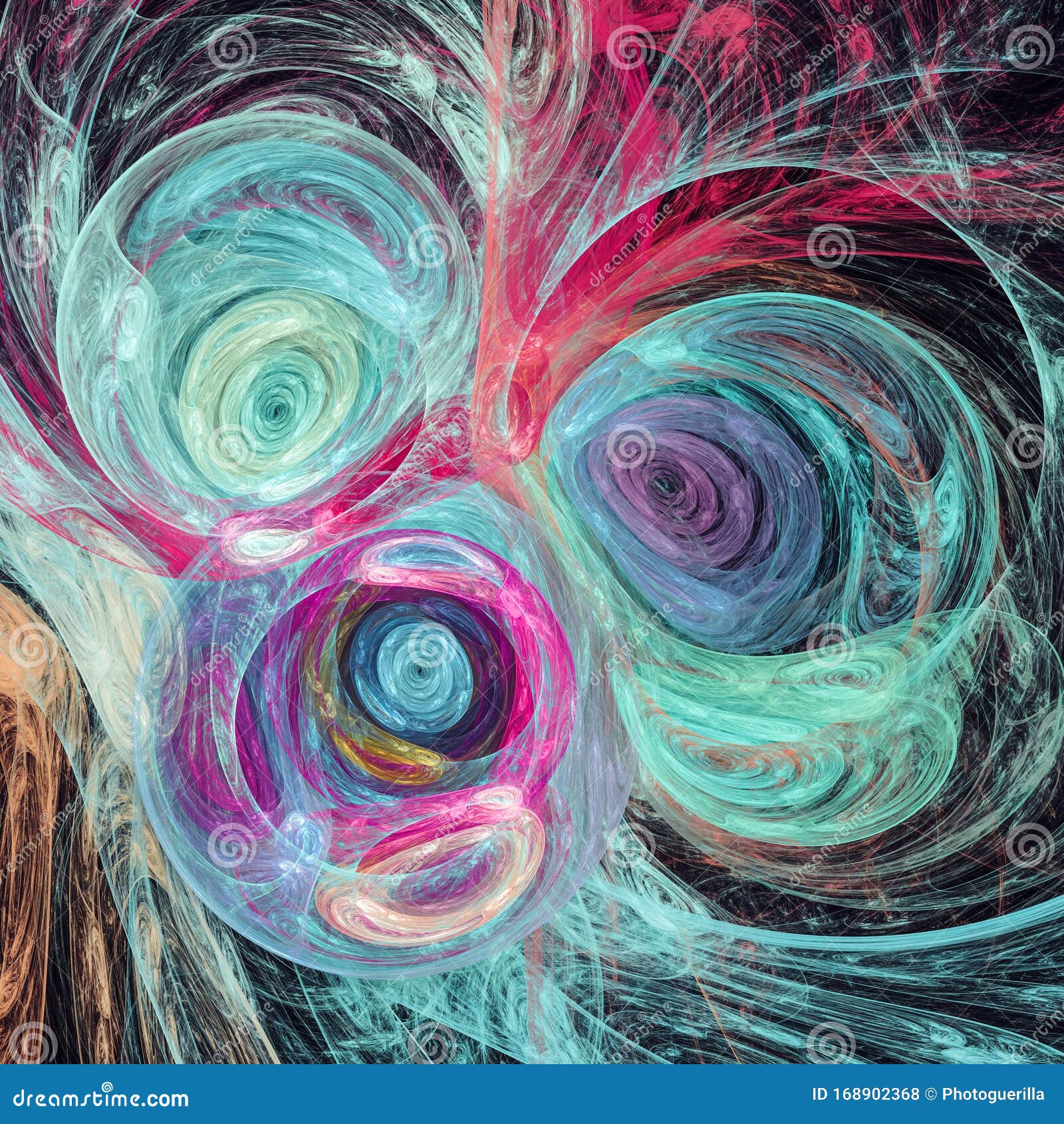 Colorful psychedelic holes stock illustration. Illustration of curves ...