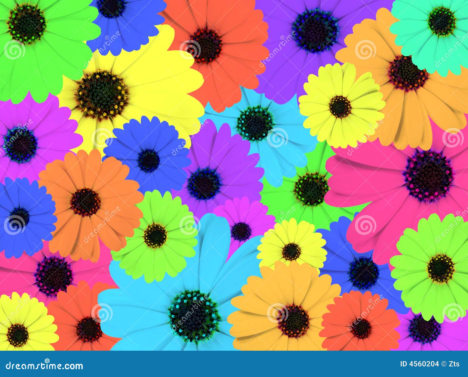 Colorful Psychedelic Illustration Stock Illustration - Illustration of ...